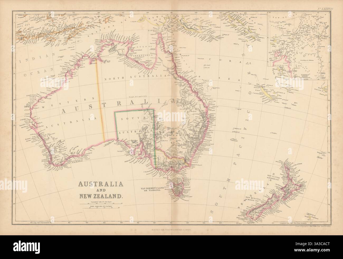 Torres strait island map hi-res stock photography and images - Alamy