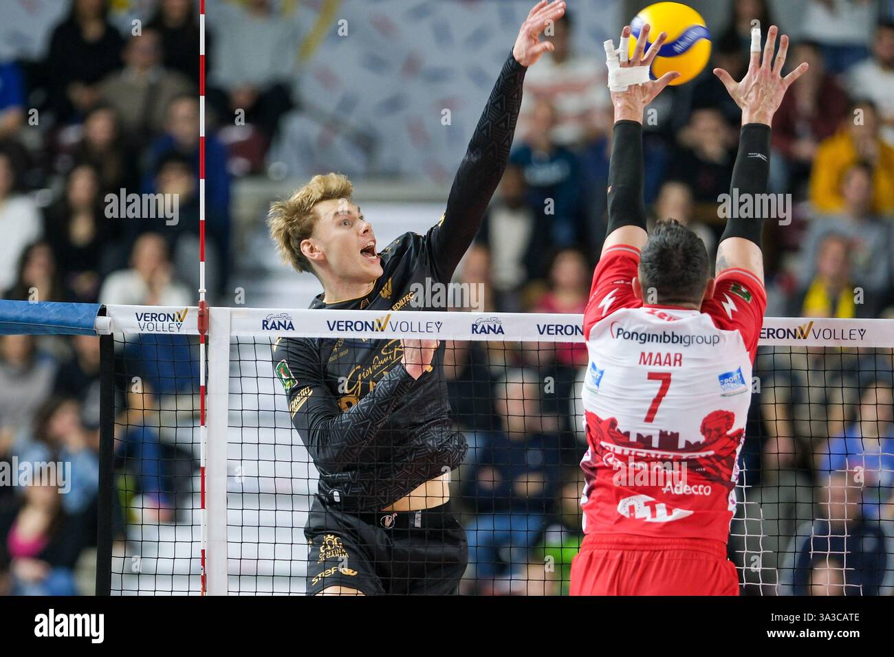 Mads Kyed Jensen of Rana Verona during the match between Rana Verona ...