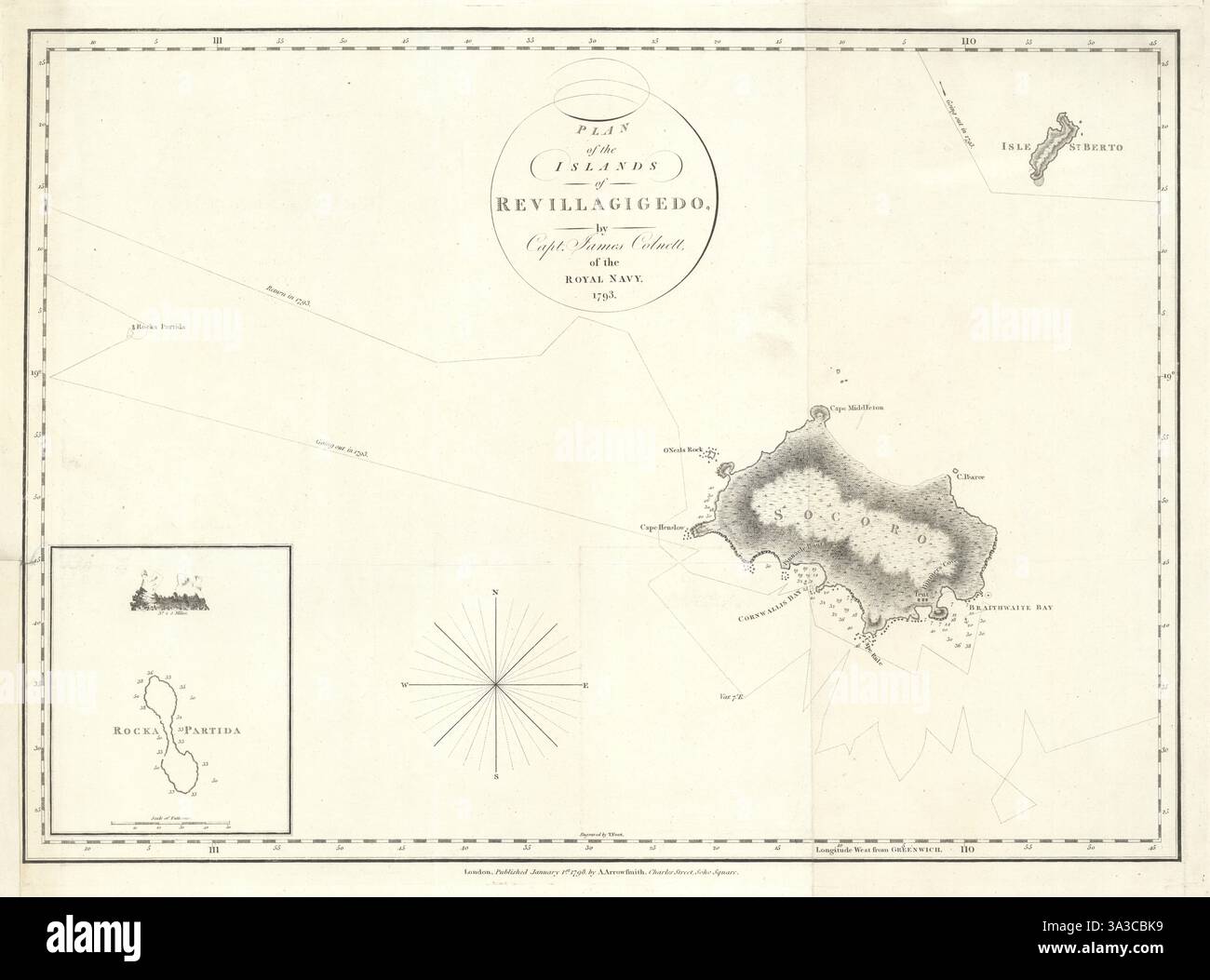 The Islands of Revillagigedo by Captain James Colnett of the Royal Navy ...