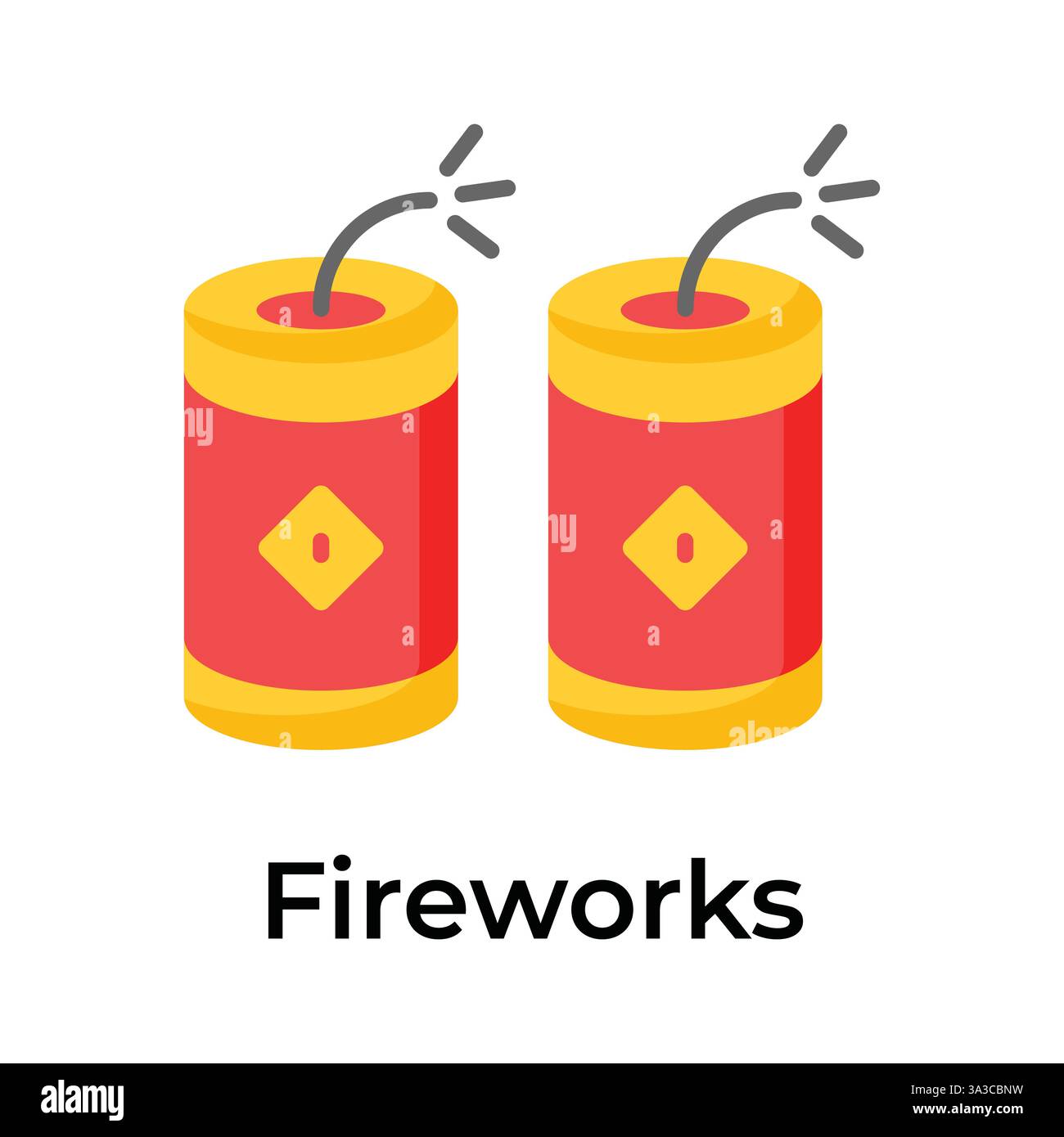 Chinese new year celebration, firecracker vector design, read to use ...