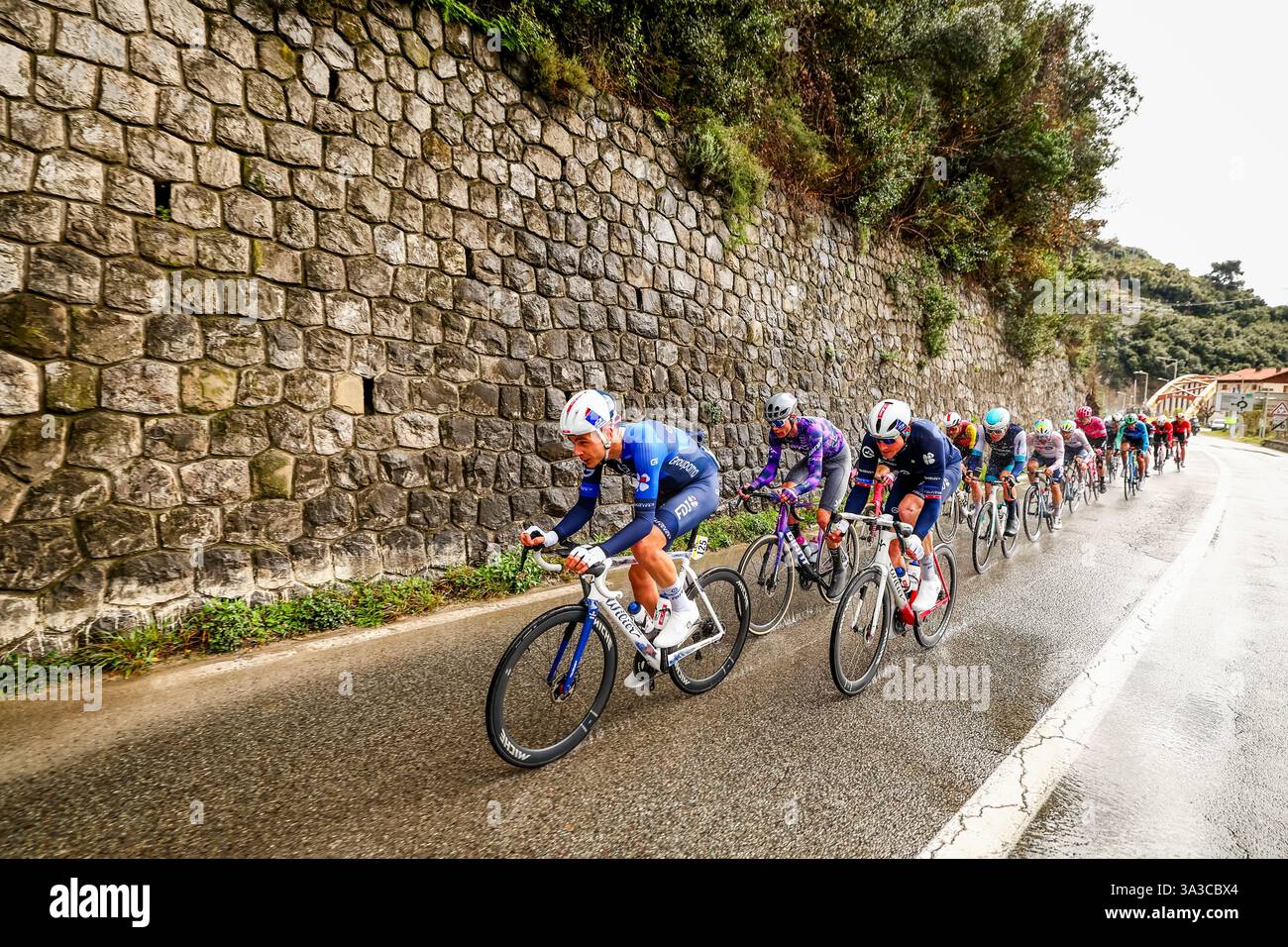Auron, France. 15th Mar, 2025. Swiss Johan Jacobs of Groupama-FDJ ...