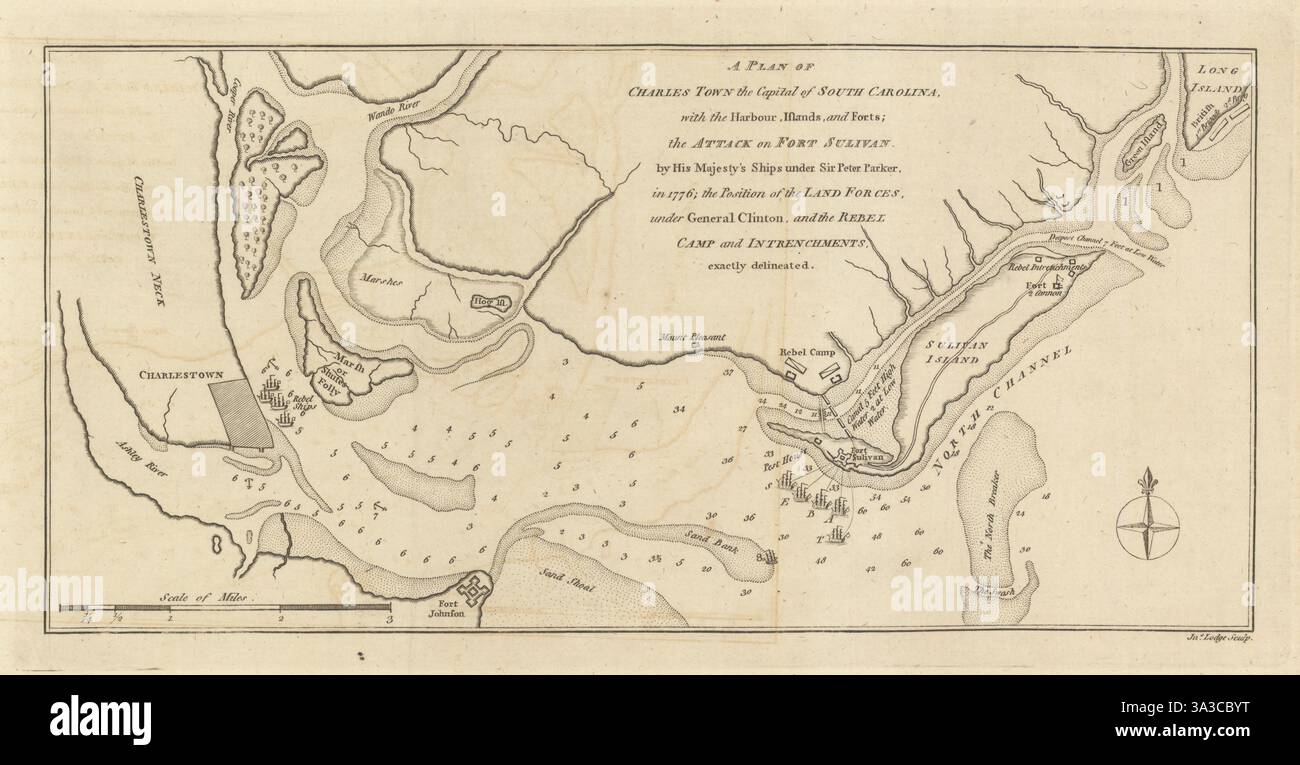 A Plan of Charles Town the Capital of South Carolina… Charleston. LODGE ...