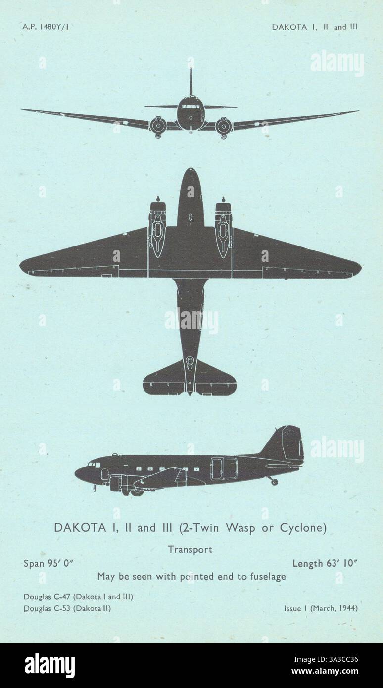 Dakota aircraft hi-res stock photography and images - Alamy