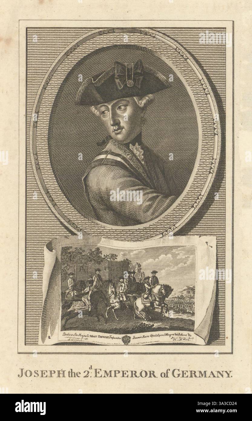 Joseph the 2d. Emperor of Germany. Joseph II, Holy Roman Emperor 1781 ...