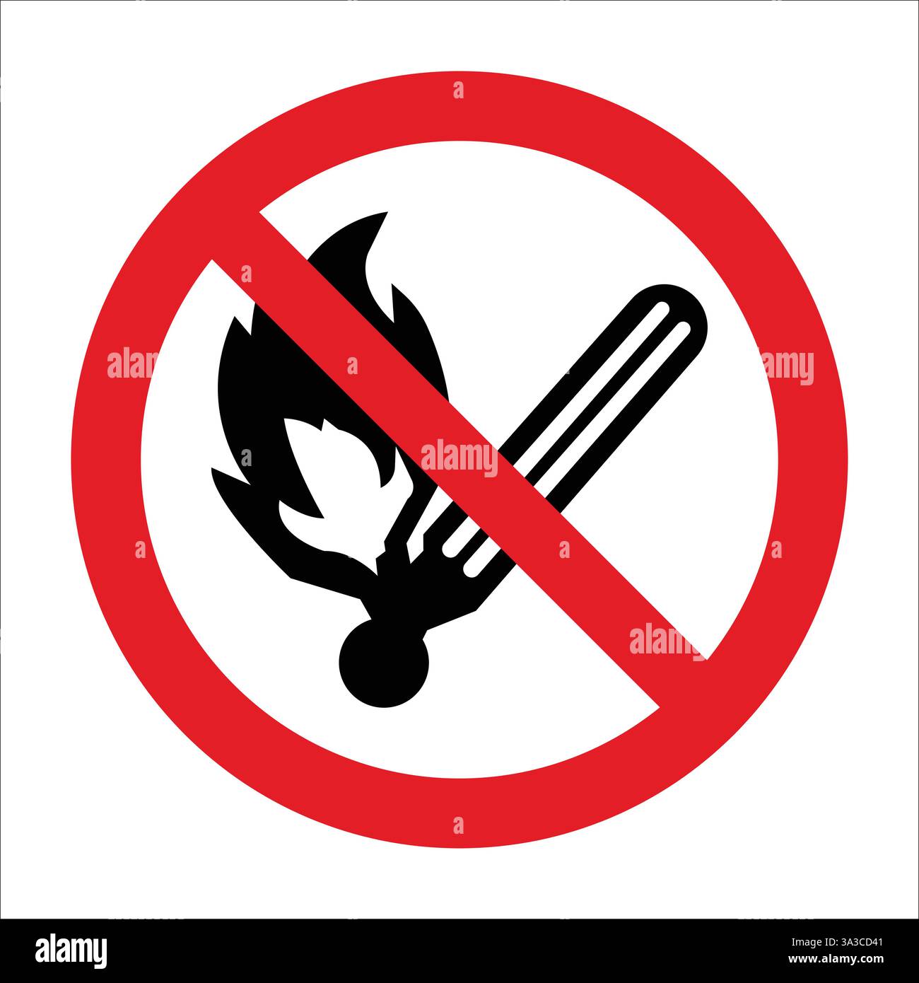 No smoking or open flames Stock Vector Images - Alamy