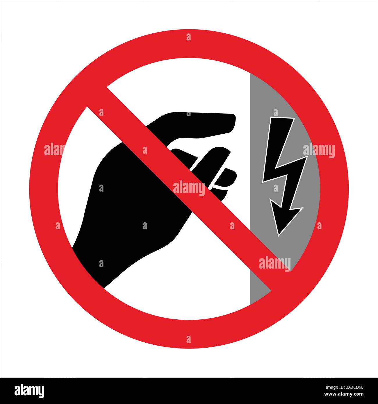Danger sign high voltage danger of life Stock Vector Images - Alamy