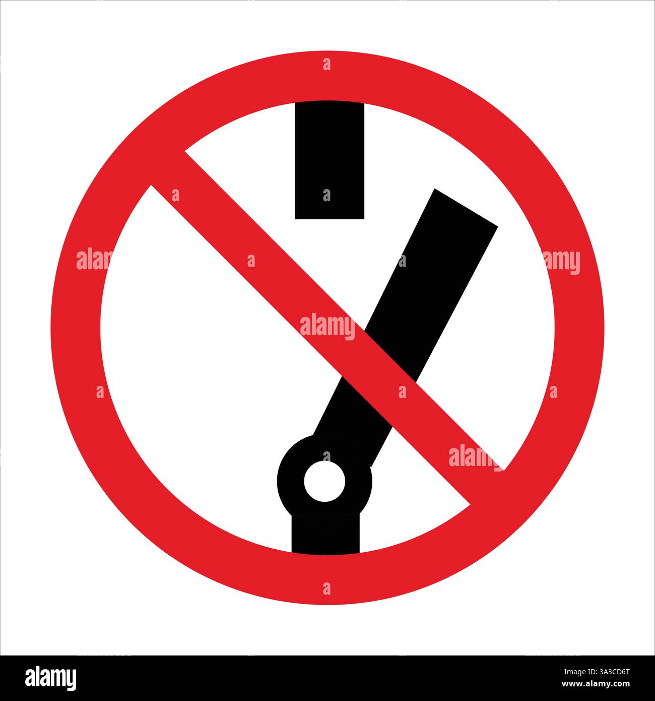 Do not close electrical switch prohibition sign, interlock circuit ...