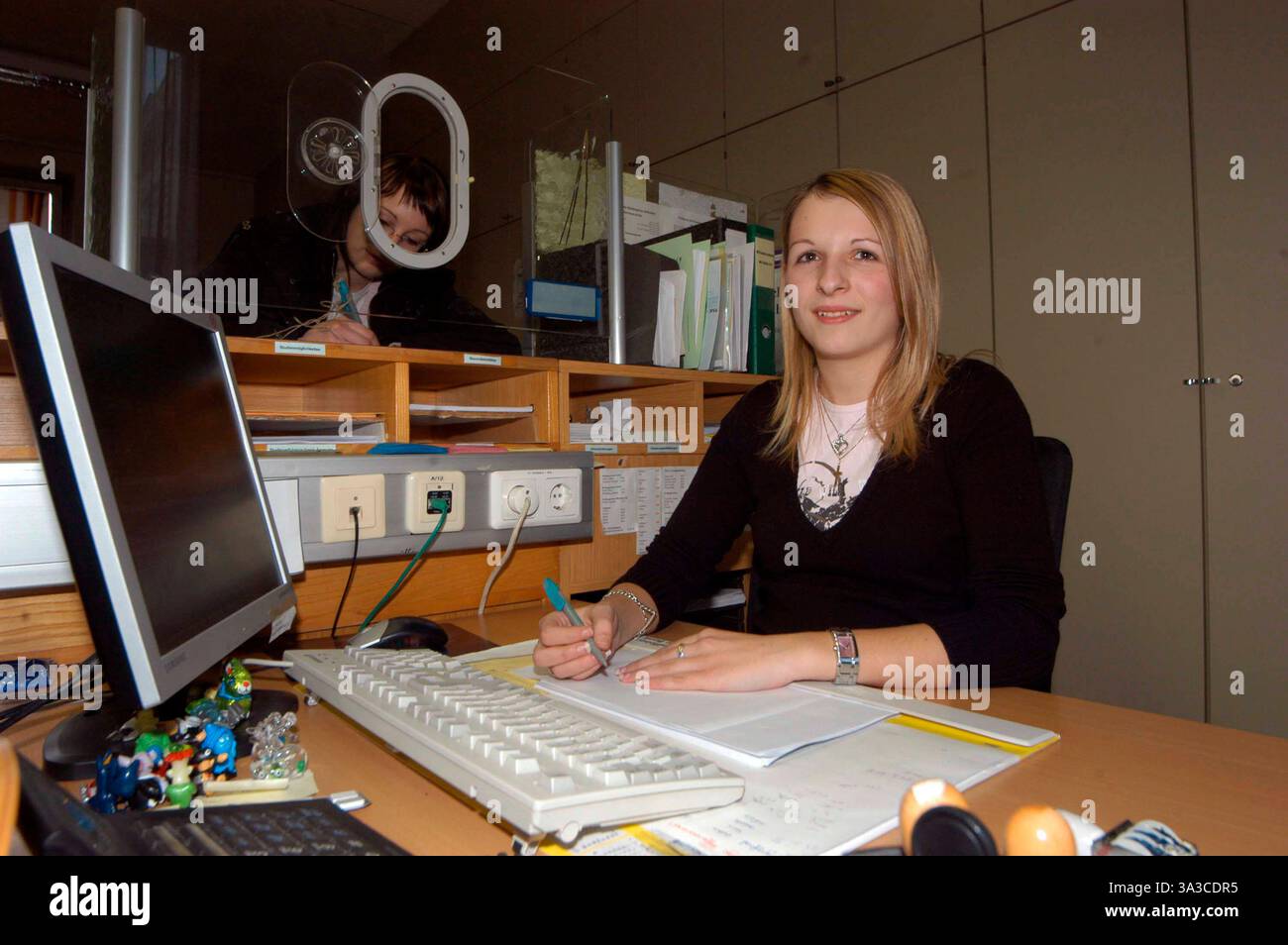 working in an office counter, organizational structures and ...