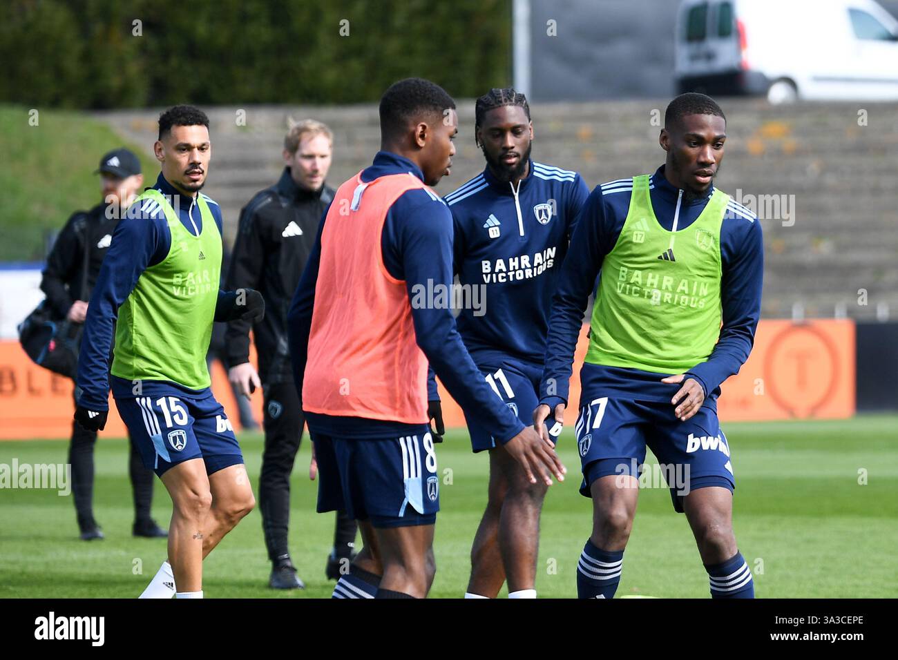 17 Adama CAMARA (pfc) - 15 Timothee KOLODZIEJCZAK (pfc) during the ...