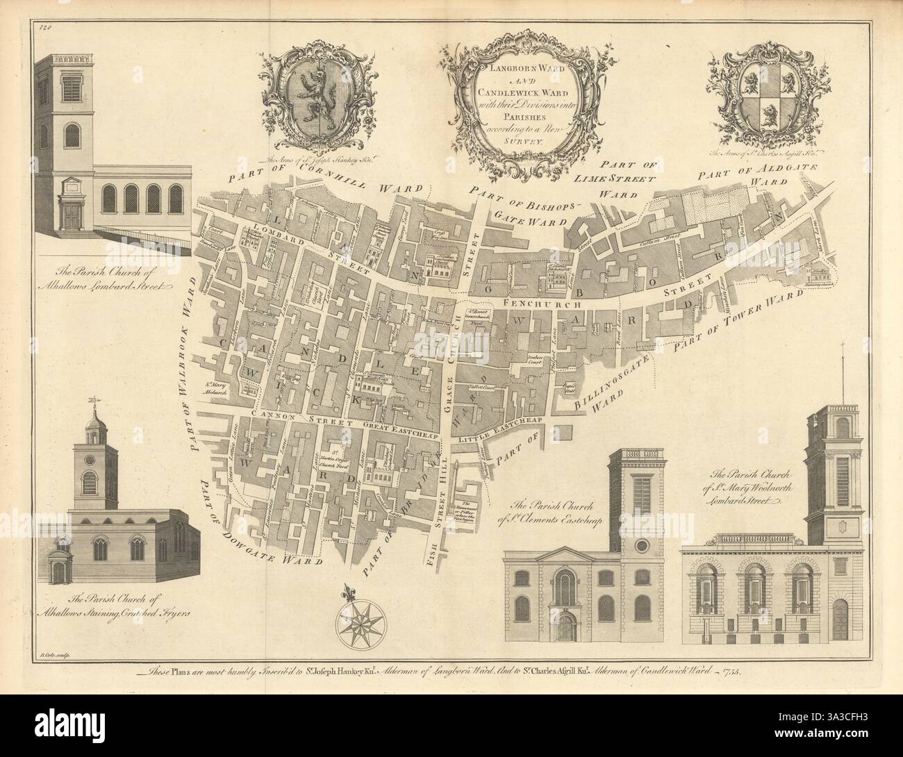 1760 london map hi-res stock photography and images - Alamy
