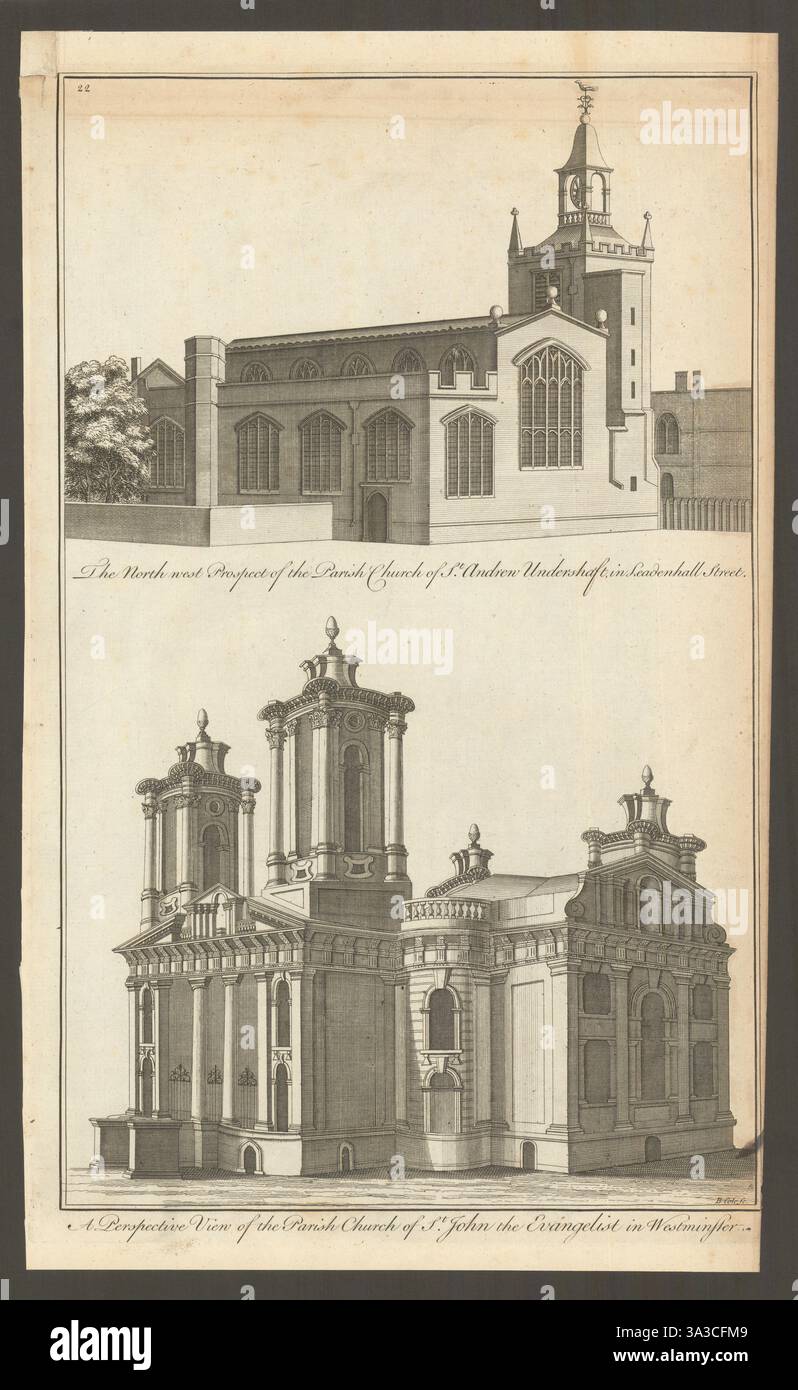 St. Andrew Undershaft church & St. John Smith Square Hall by Benjamin ...