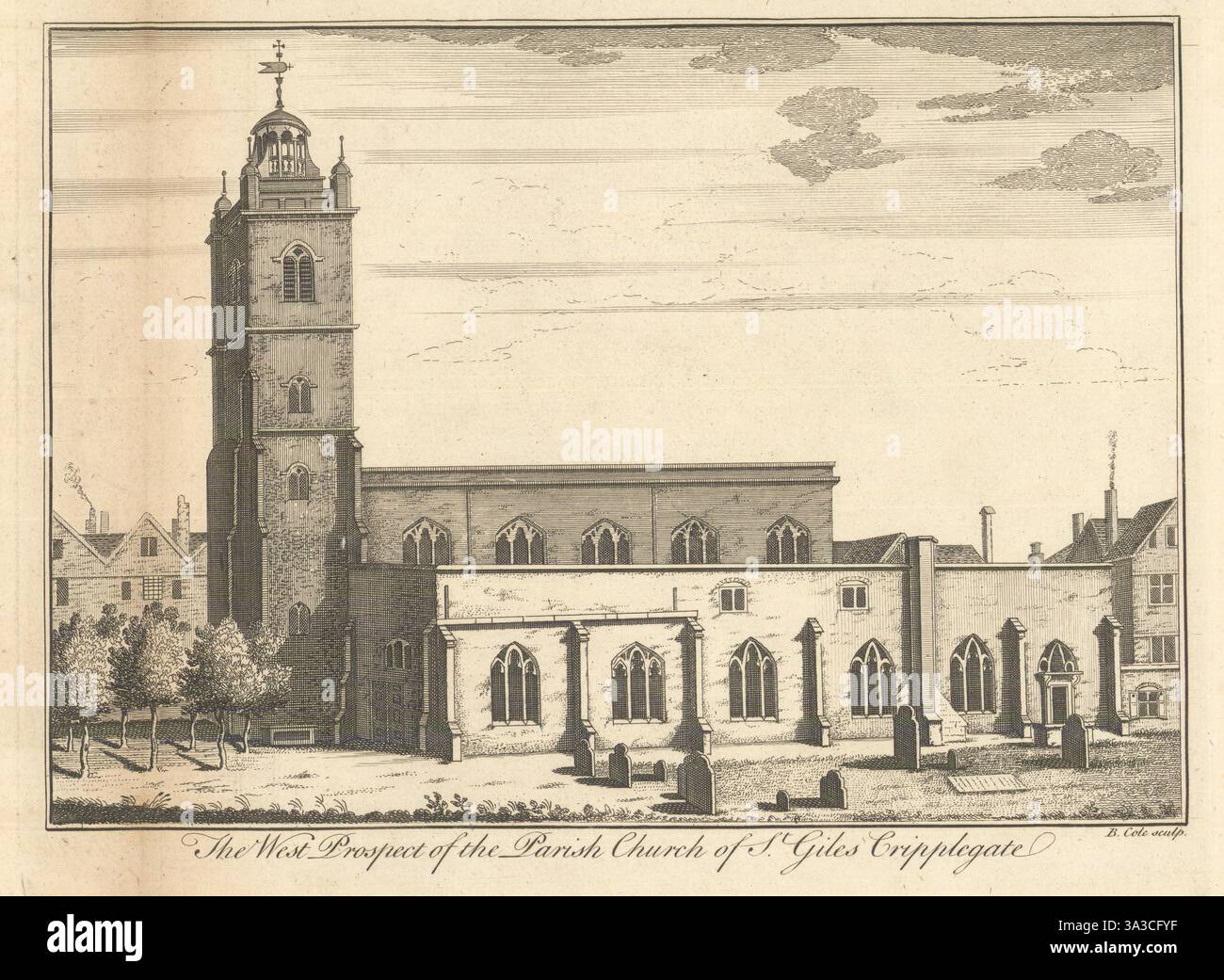 St giles cripplegate 18th century hi-res stock photography and images ...