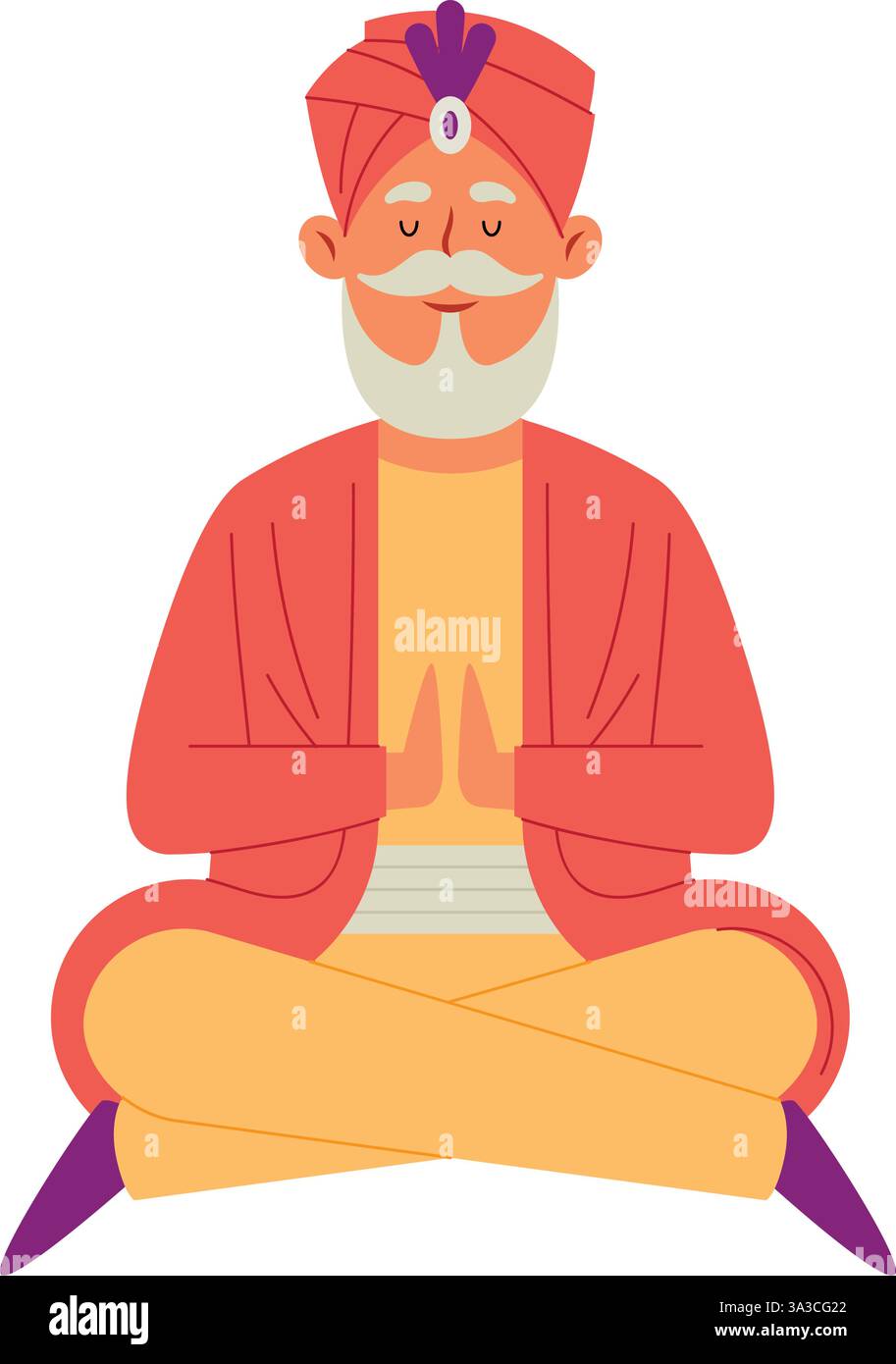 indian king sitting Stock Vector Image & Art - Alamy