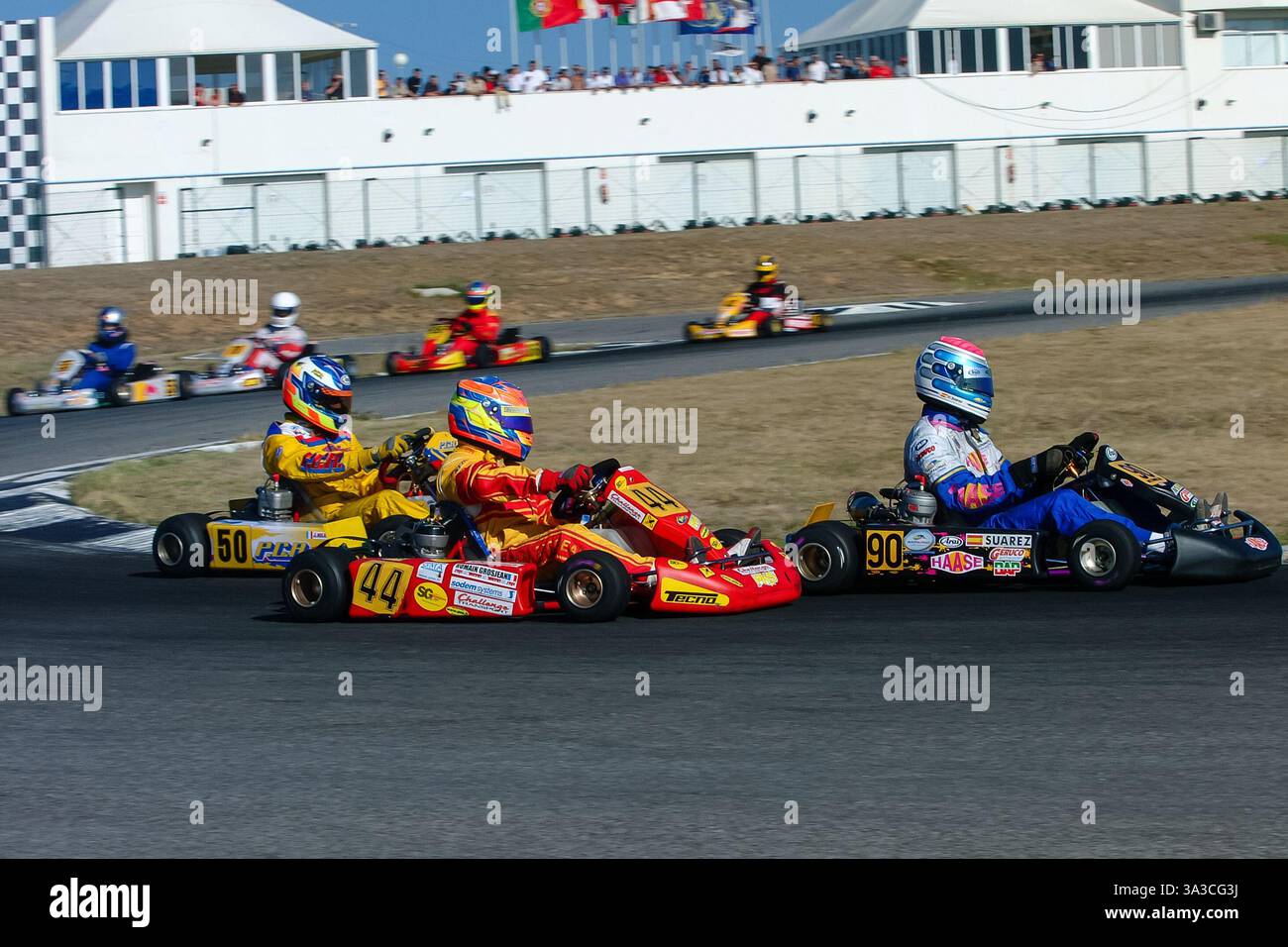 French and Swiss racing driver Romain Grosjean seen here in his early ...