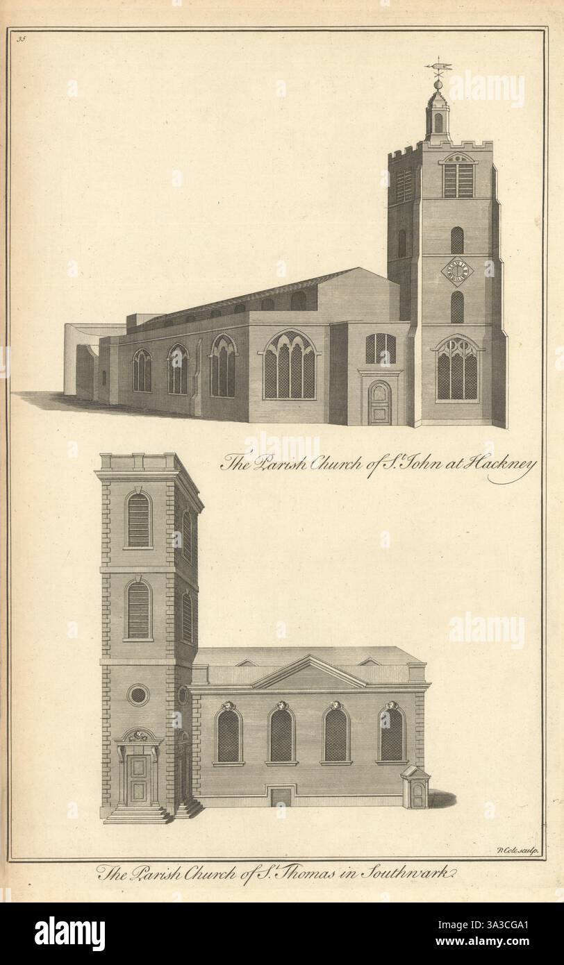The churches of St John-at-Hackney & St. Thomas, Southwark by Benjamin ...