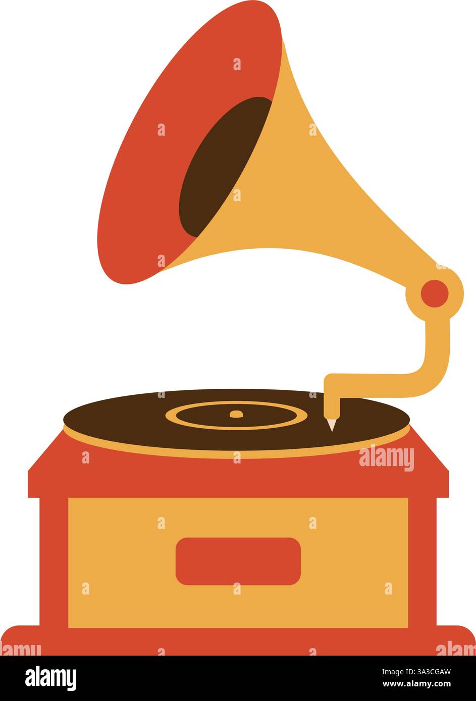Vintage Object Phonograph Music Player Stock Vector Image & Art - Alamy