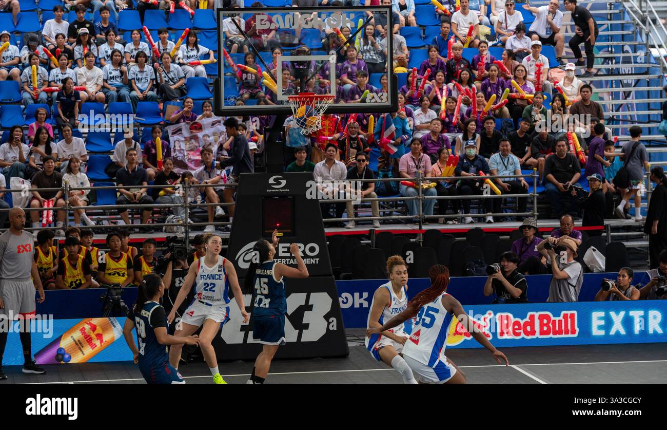 Fiba 3x3 Basketball Competition in Bangkok March 14-16 2025 Stock Photo ...