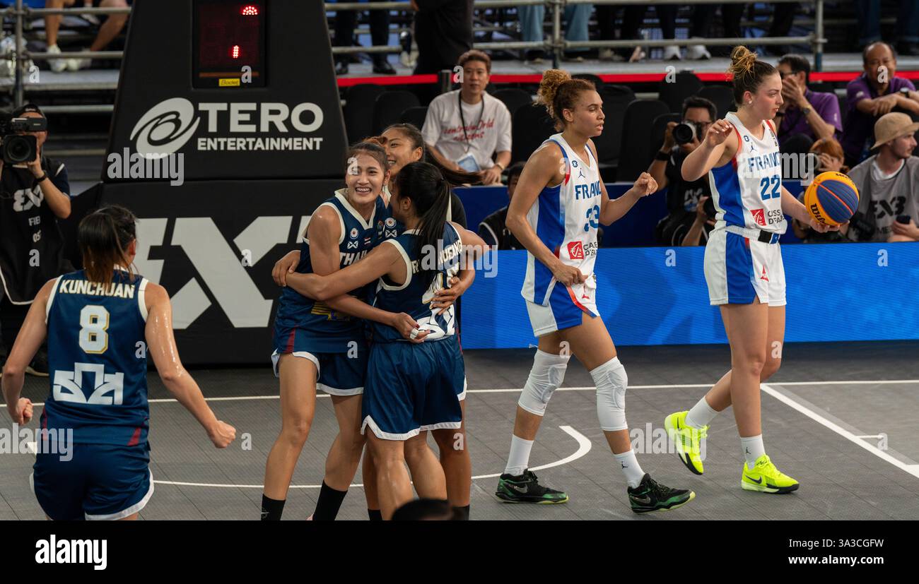 Fiba 3x3 Basketball Competition in Bangkok March 14-16 2025 Stock Photo ...