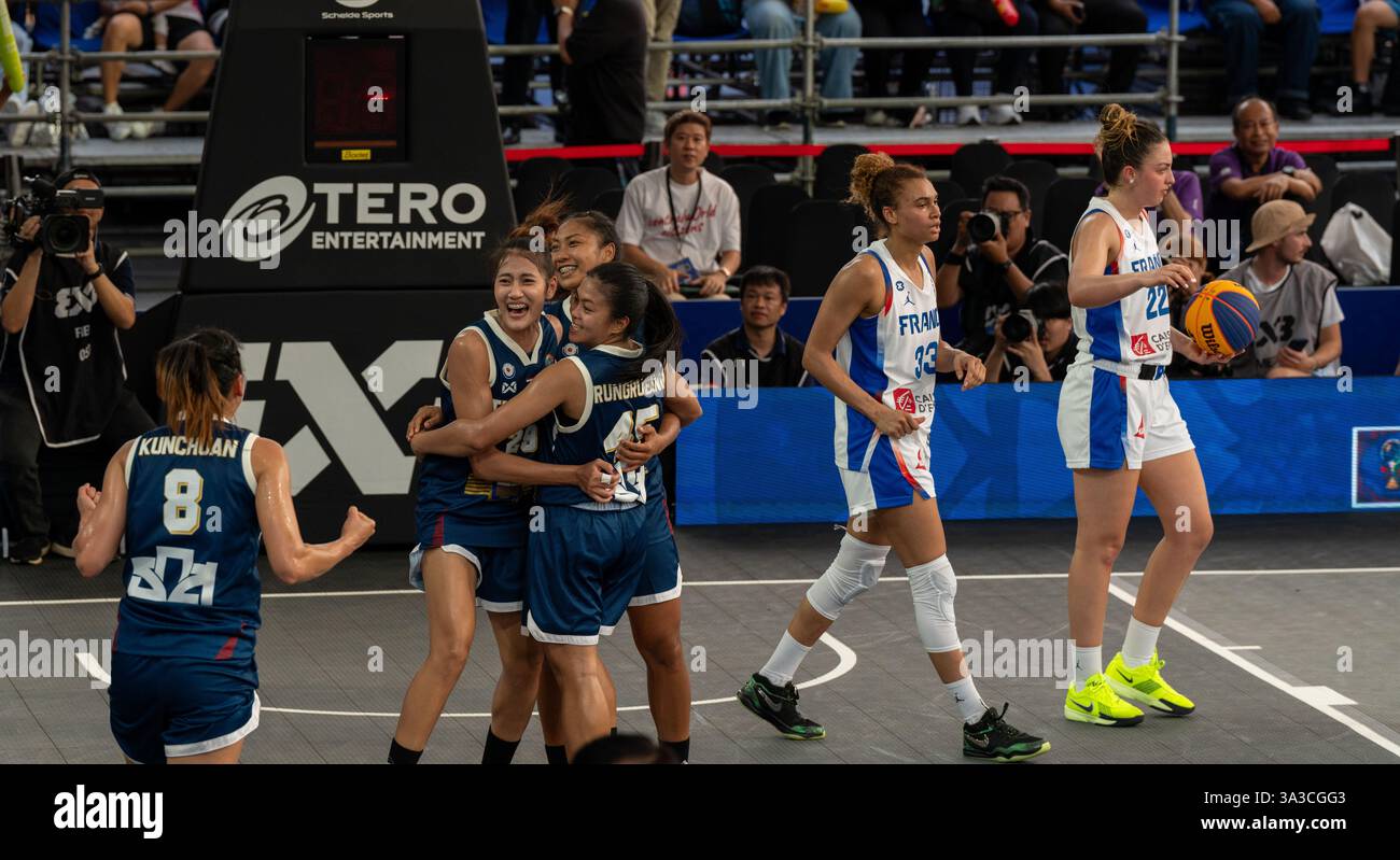 Fiba 3x3 Basketball Competition in Bangkok March 14-16 2025 Stock Photo ...