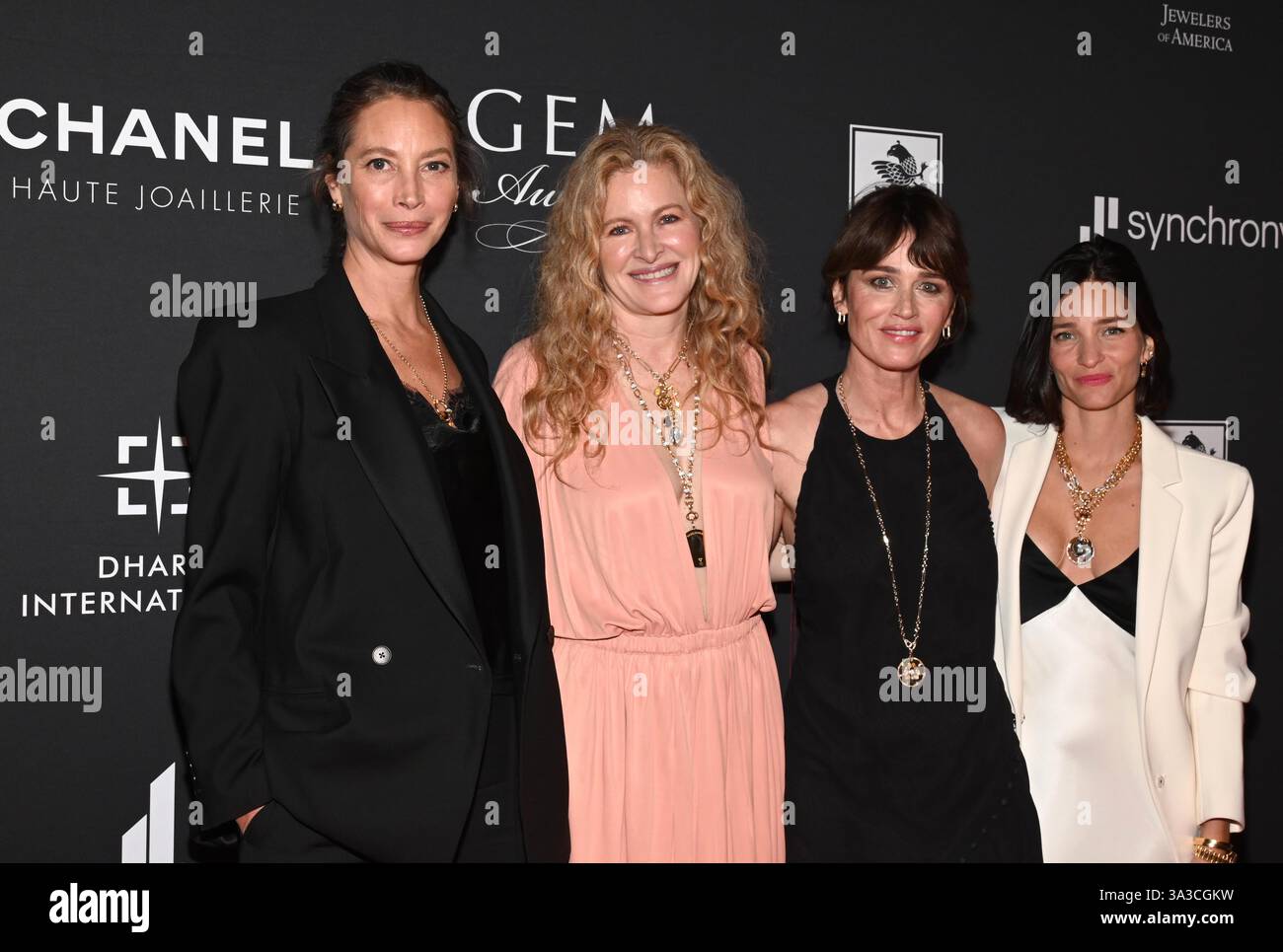 March 14, 2025, New York, New York, United States: Christy Turlington ...