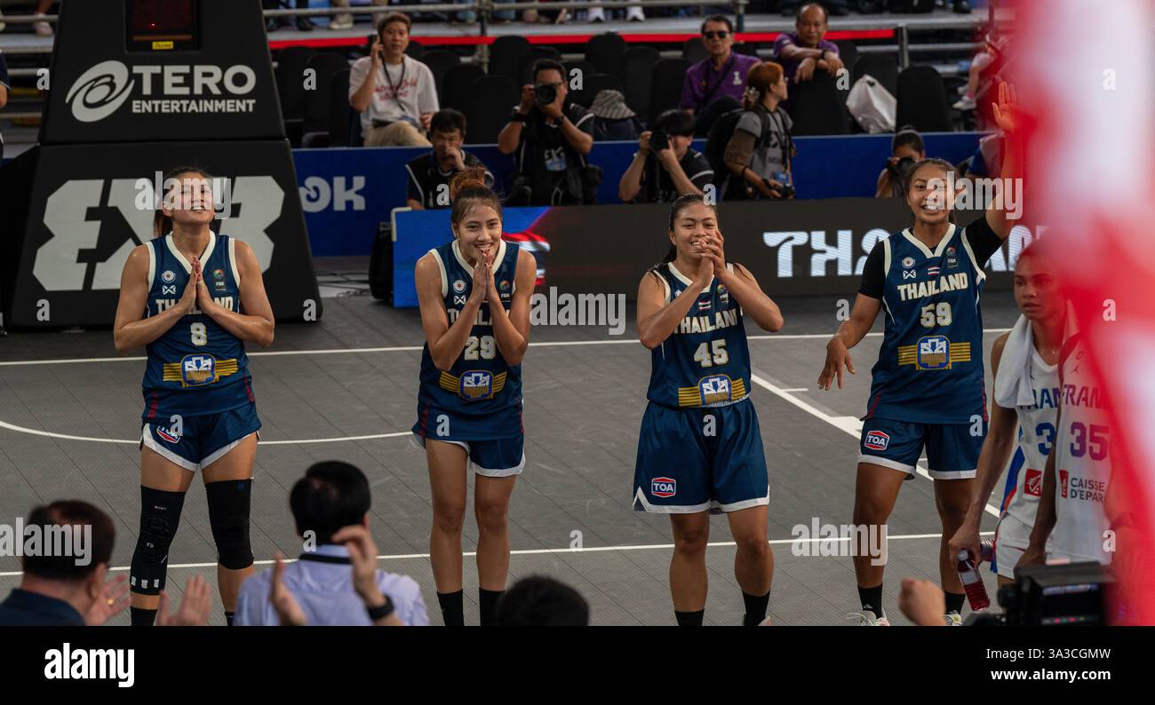 Fiba 3x3 Basketball Competition in Bangkok March 14-16 2025 Stock Photo ...