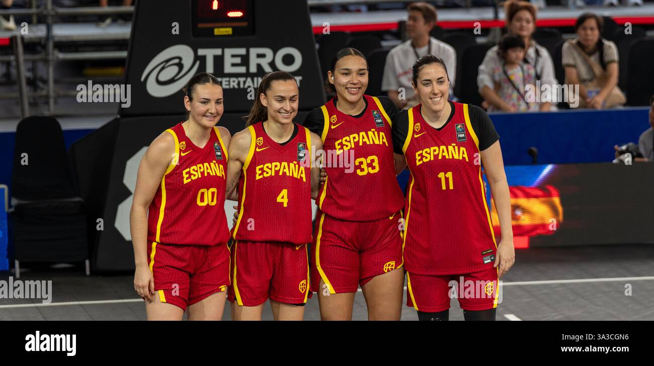 Fiba 3x3 Basketball Competition in Bangkok March 14-16 2025 Stock Photo ...