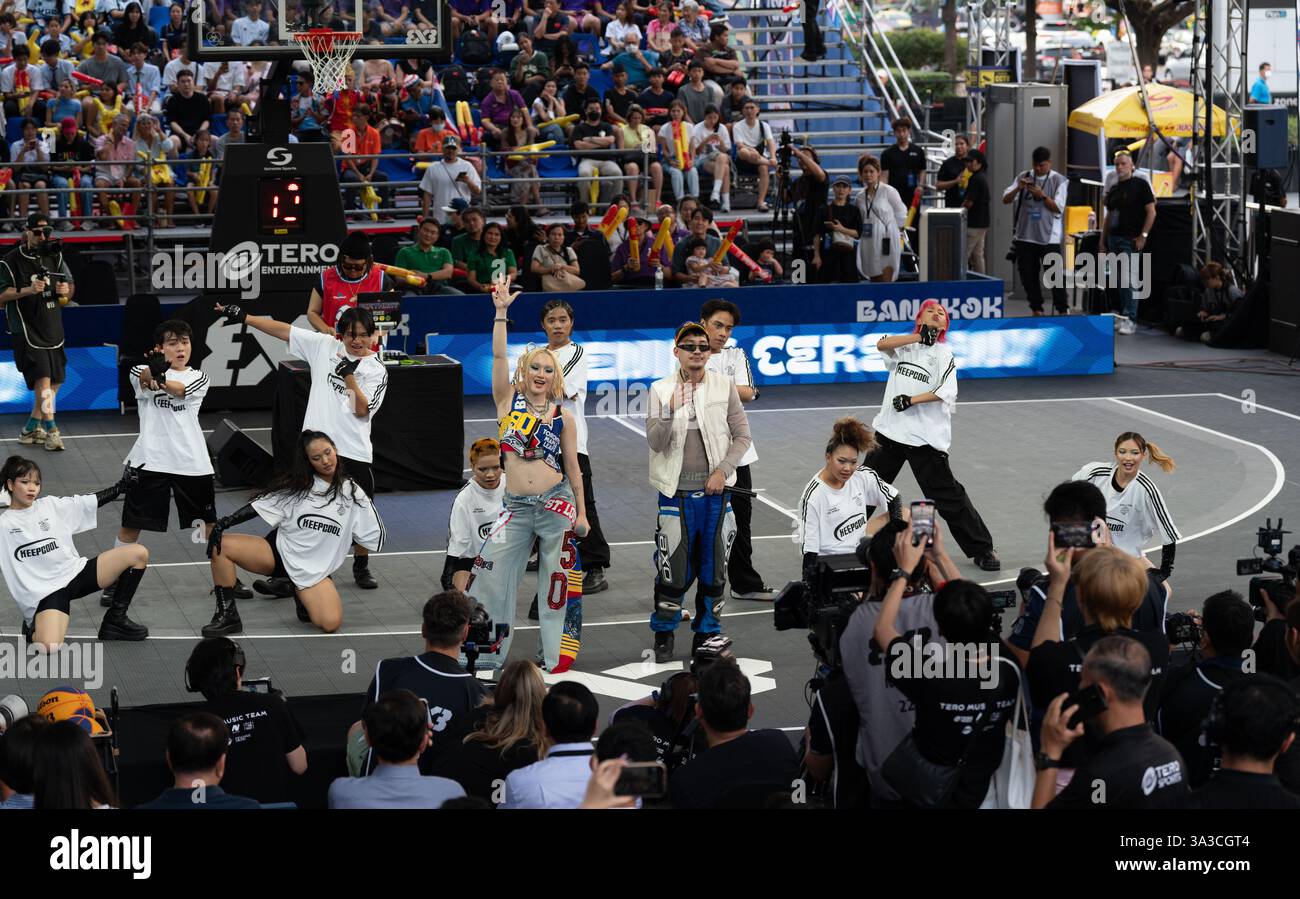 Fiba 3x3 Basketball Competition in Bangkok March 14-16 2025 Stock Photo ...