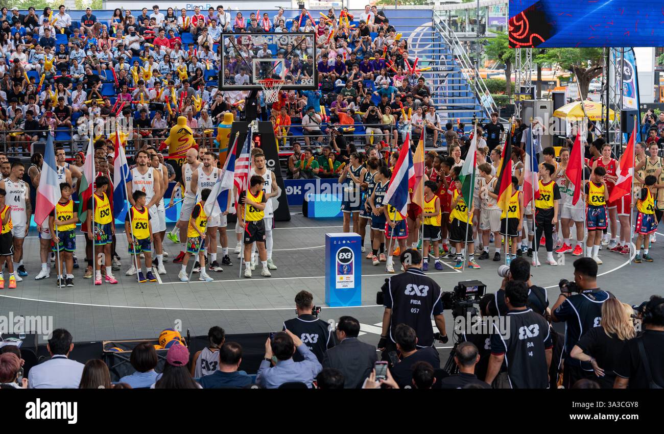 Fiba 3x3 Basketball Competition in Bangkok March 14-16 2025 Stock Photo ...