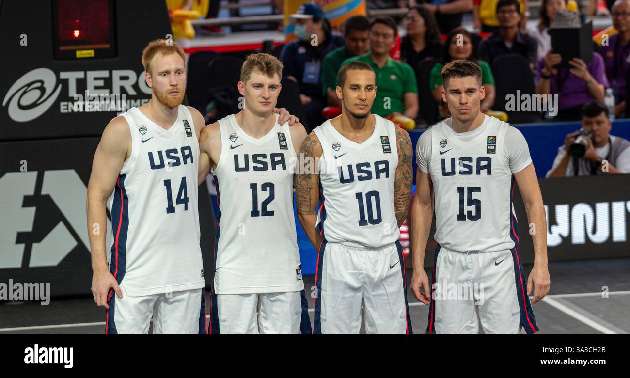 Fiba 3x3 Basketball Competition in Bangkok March 14-16 2025 Stock Photo ...