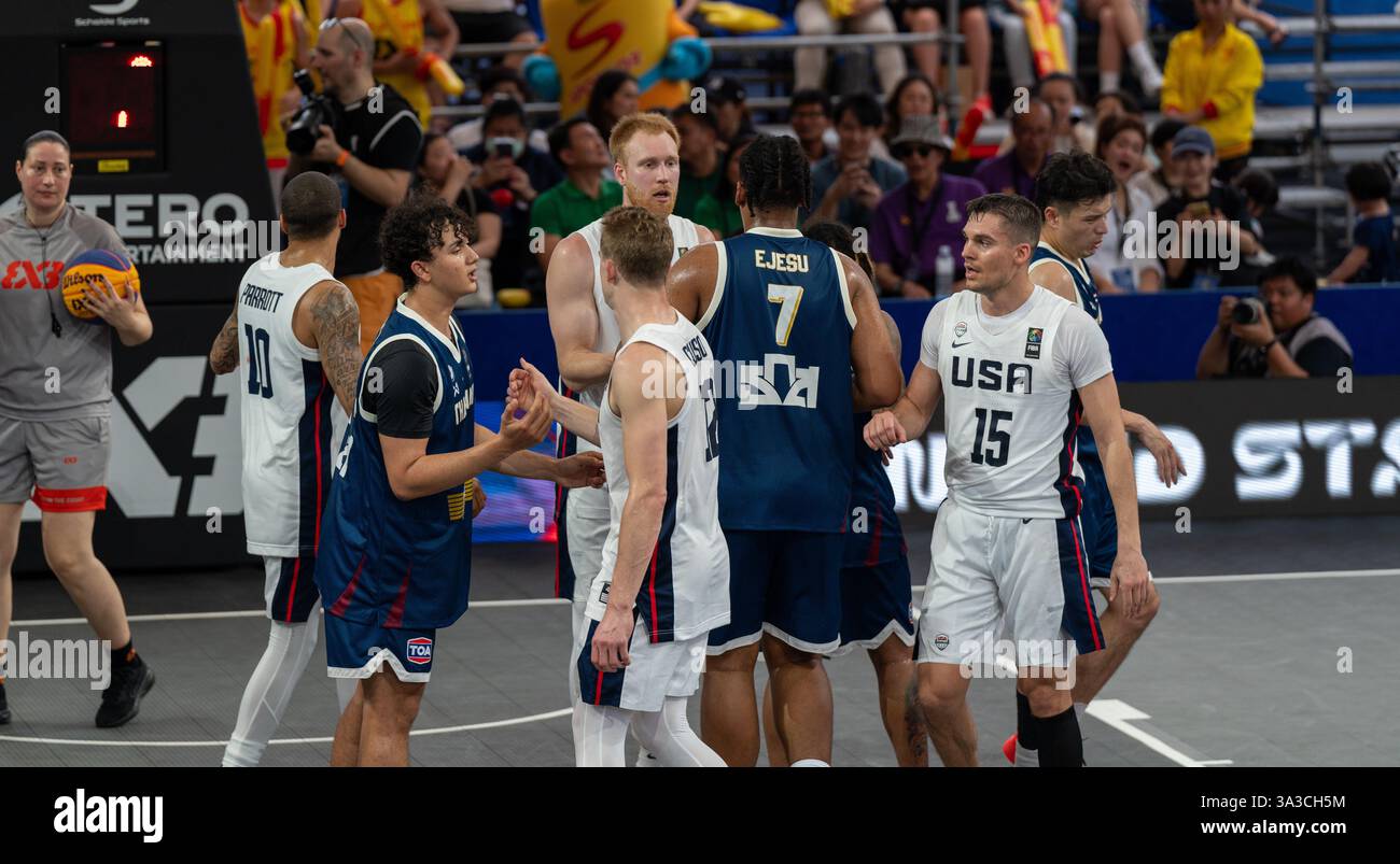 Fiba 3x3 Basketball Competition in Bangkok March 14-16 2025 Stock Photo - Alamy