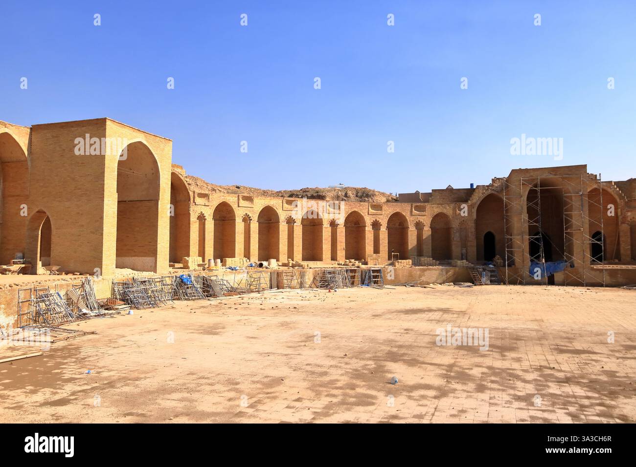 the Main Caliphal Palace at Samarra, Iraq, known in Arabic as Dar al ...