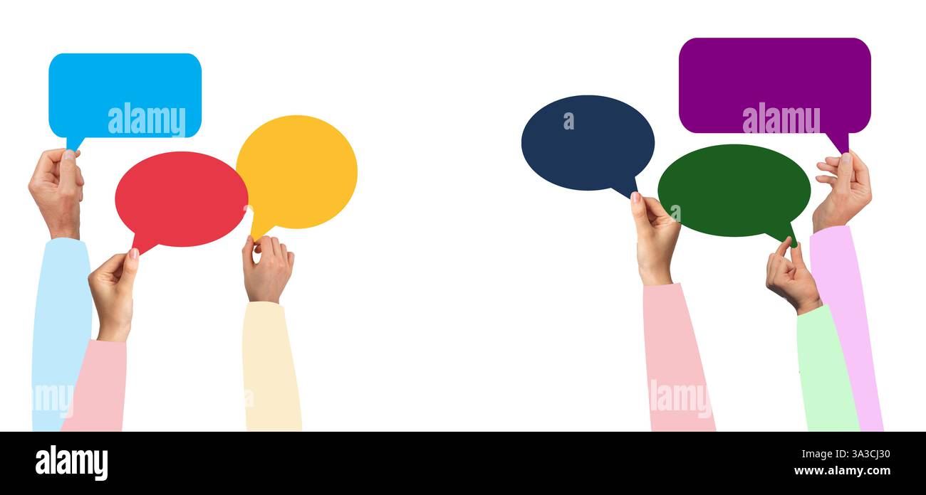 Talk and discussion at business conference. engaging in debate, sharing ...