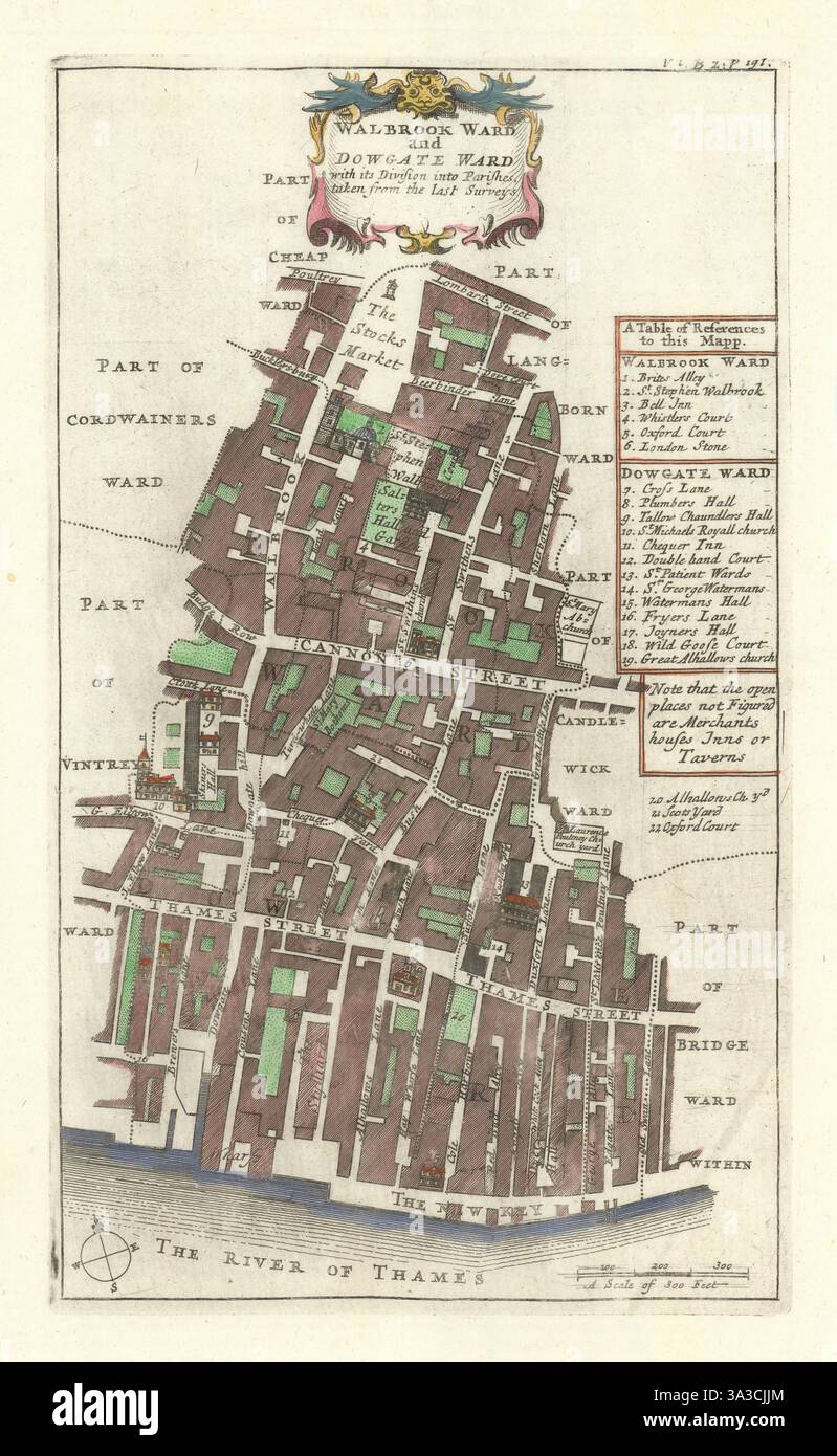 Walbrook & Dowgate Wards. Cannon Street. City of London. STOW/STRYPE ...