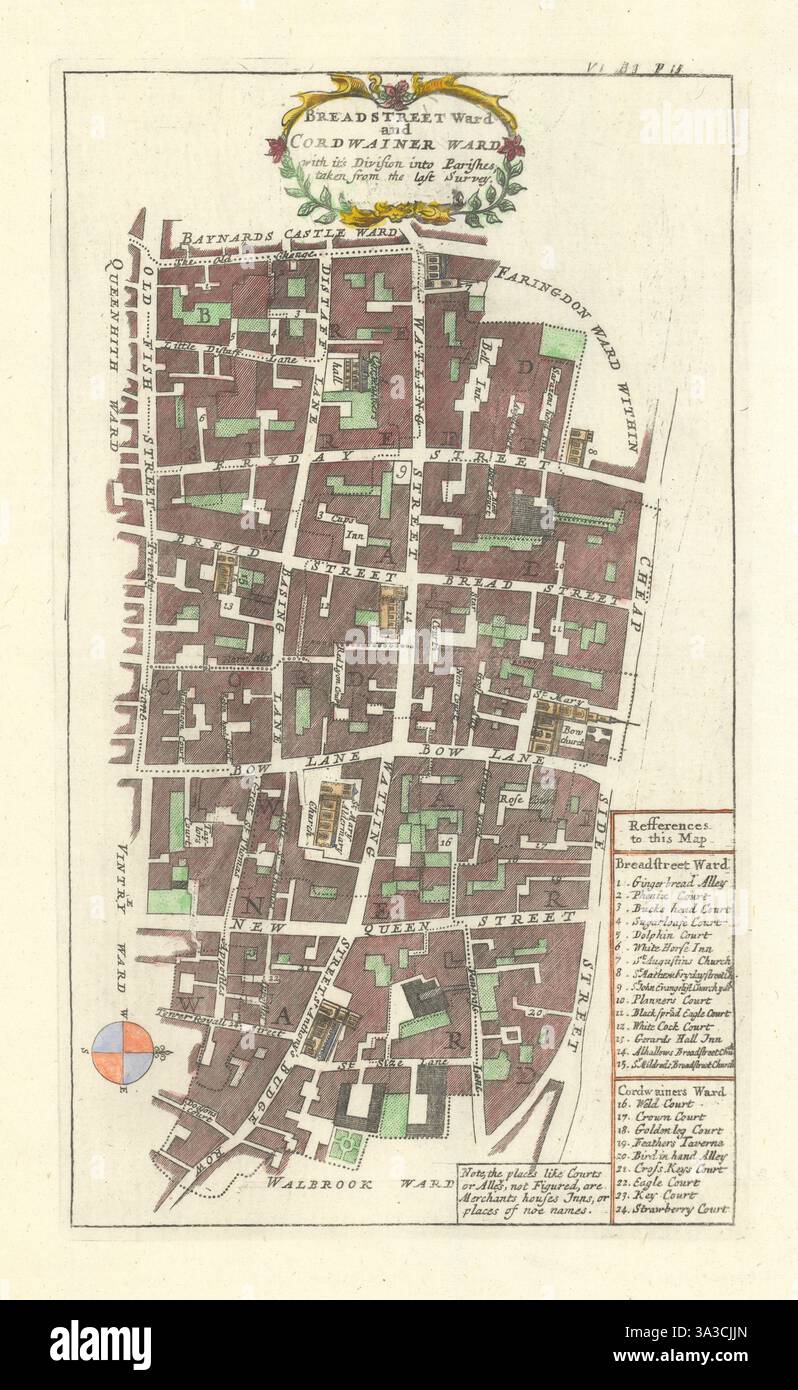 Bread Street & Cordwainer Wards. Cheapside, City of London. STOW/STRYPE ...
