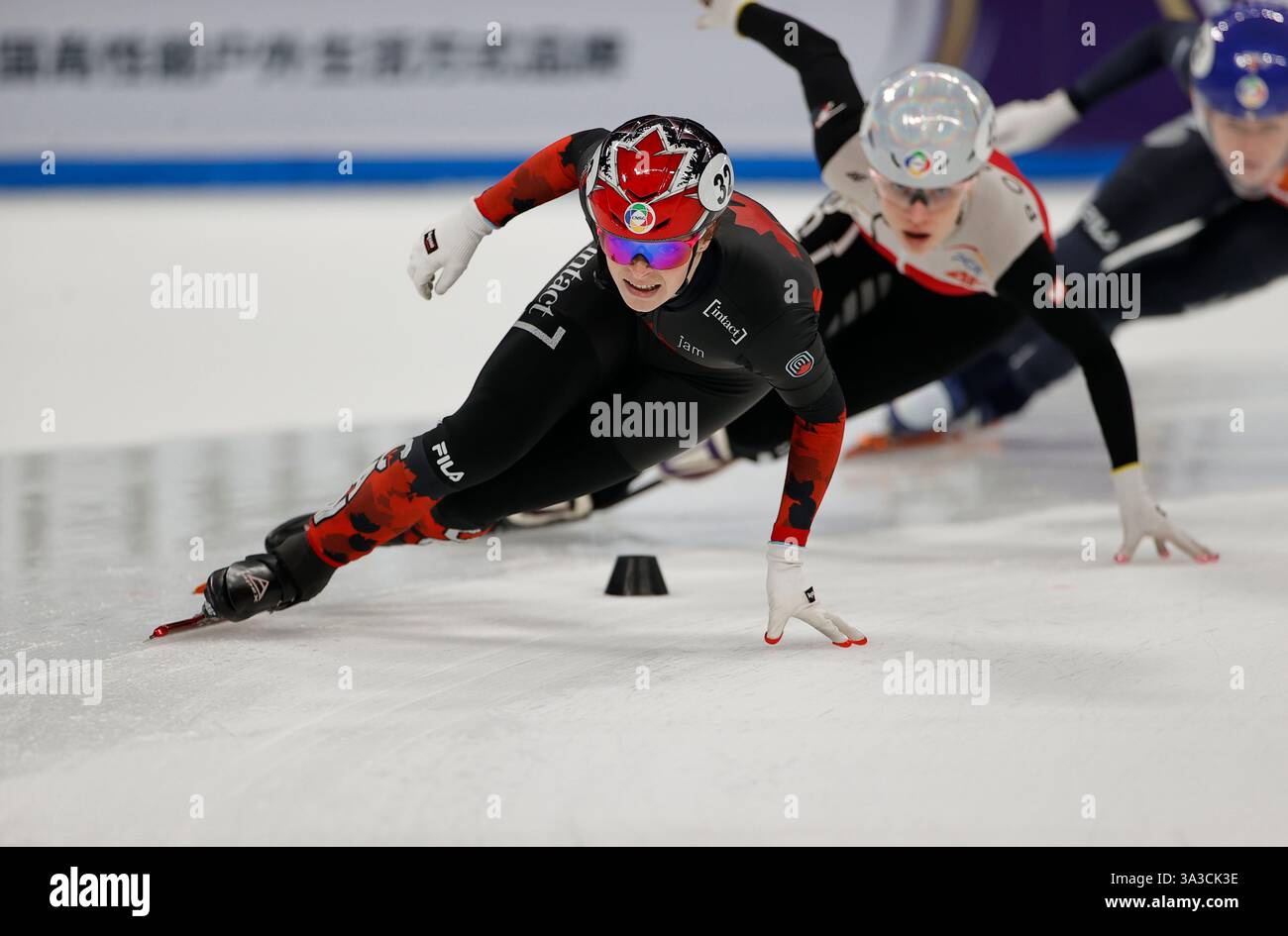 Beijing, China. 15th Mar, 2025. Kim Boutin of Canada competes during ...