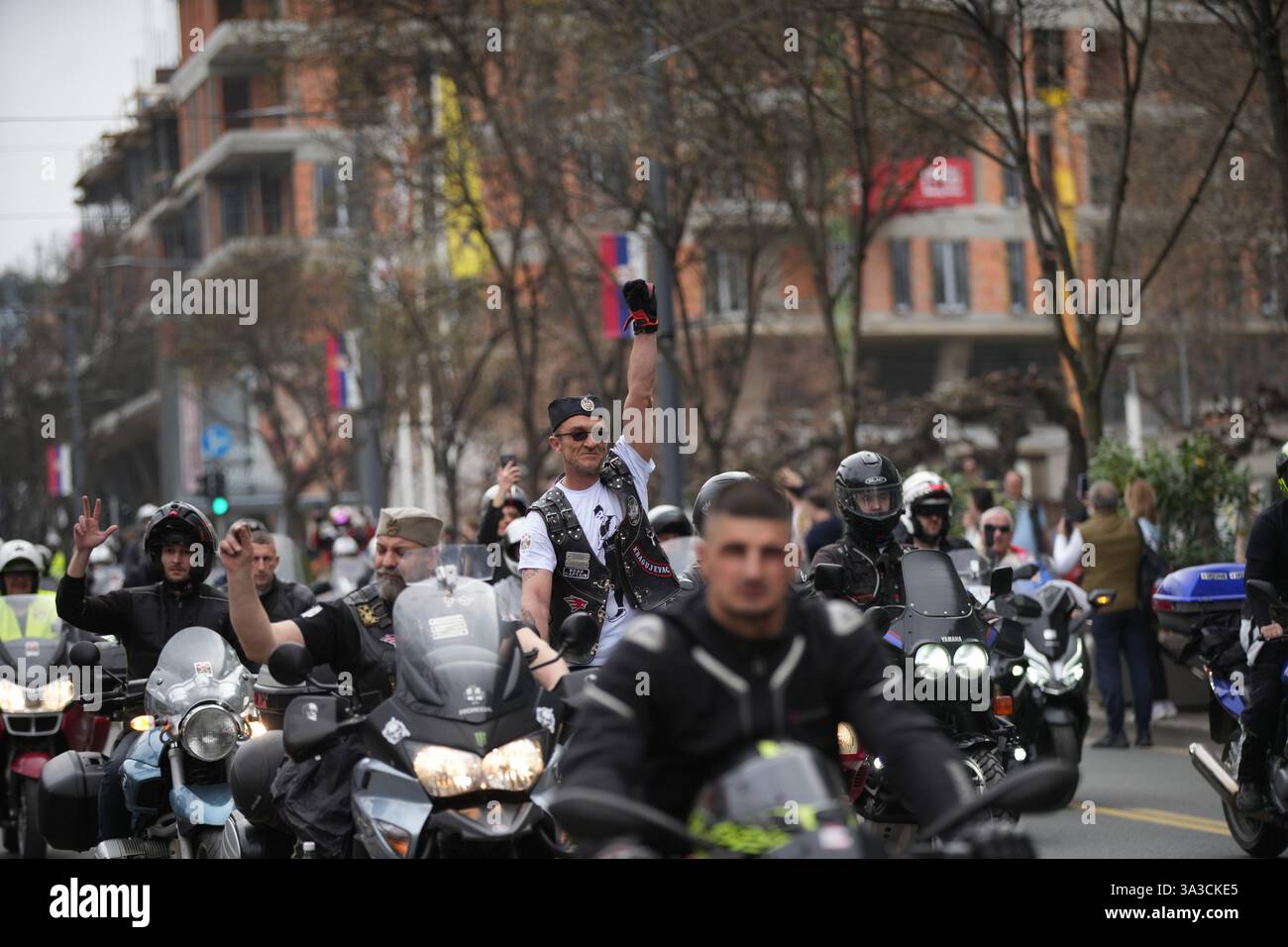 Croatia. 15th Mar, 2025. Thousands of motorcyclists arrived on March 15 ...