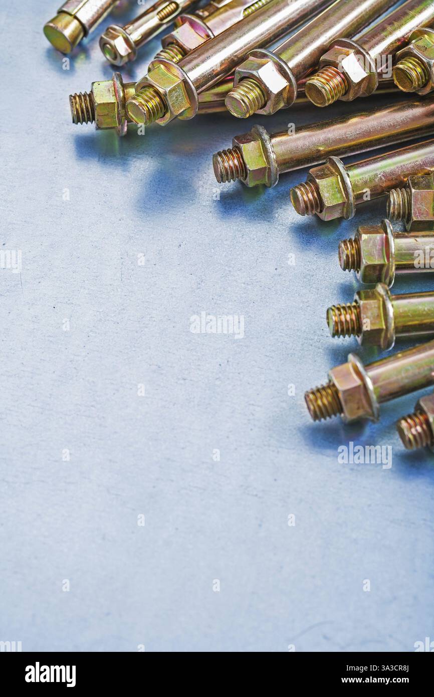 Vertical version of anchor bolts for concrete walls and construction ...