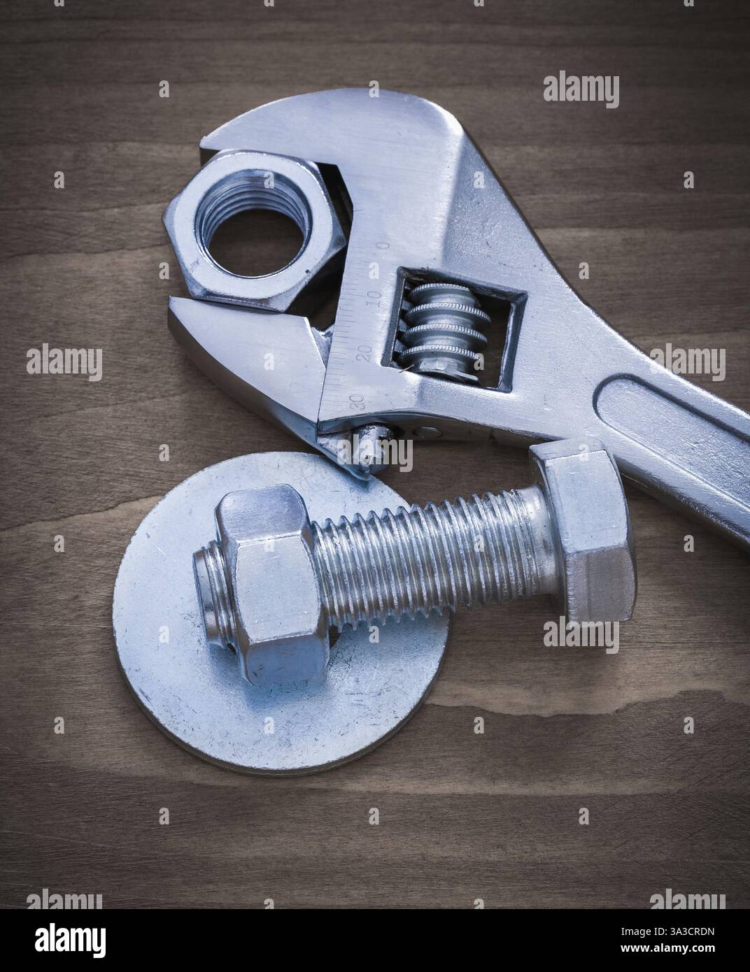 Stainless adjustable key bolt washer threaded screw-nut and screwbolt ...