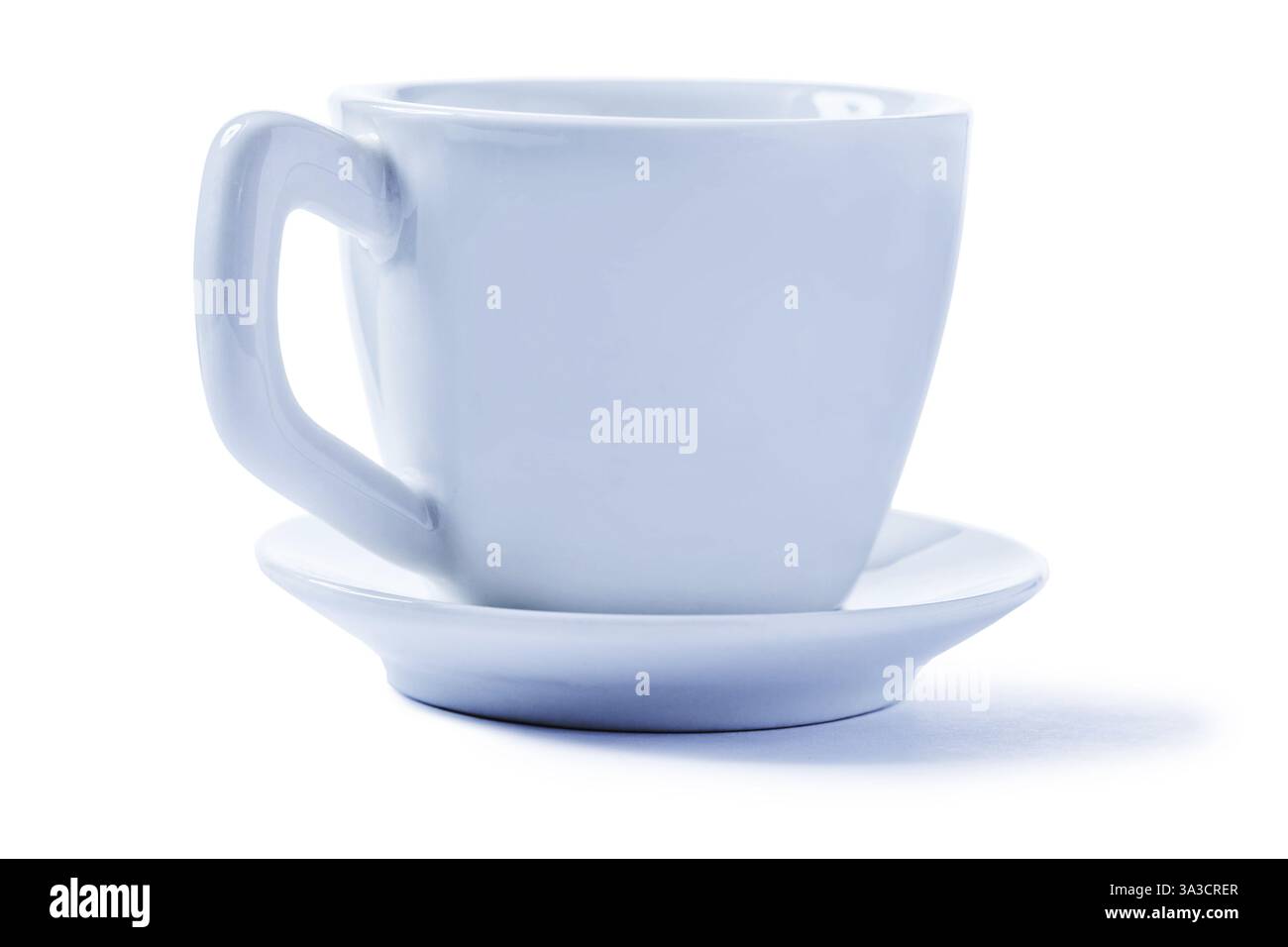 Very small coffee cup isolated on white Stock Photo - Alamy