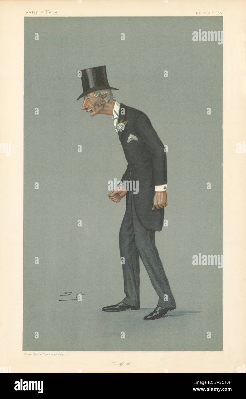VANITY FAIR SPY CARTOON Percy Melville Thornton 'Clapham' MP 1900 old ...