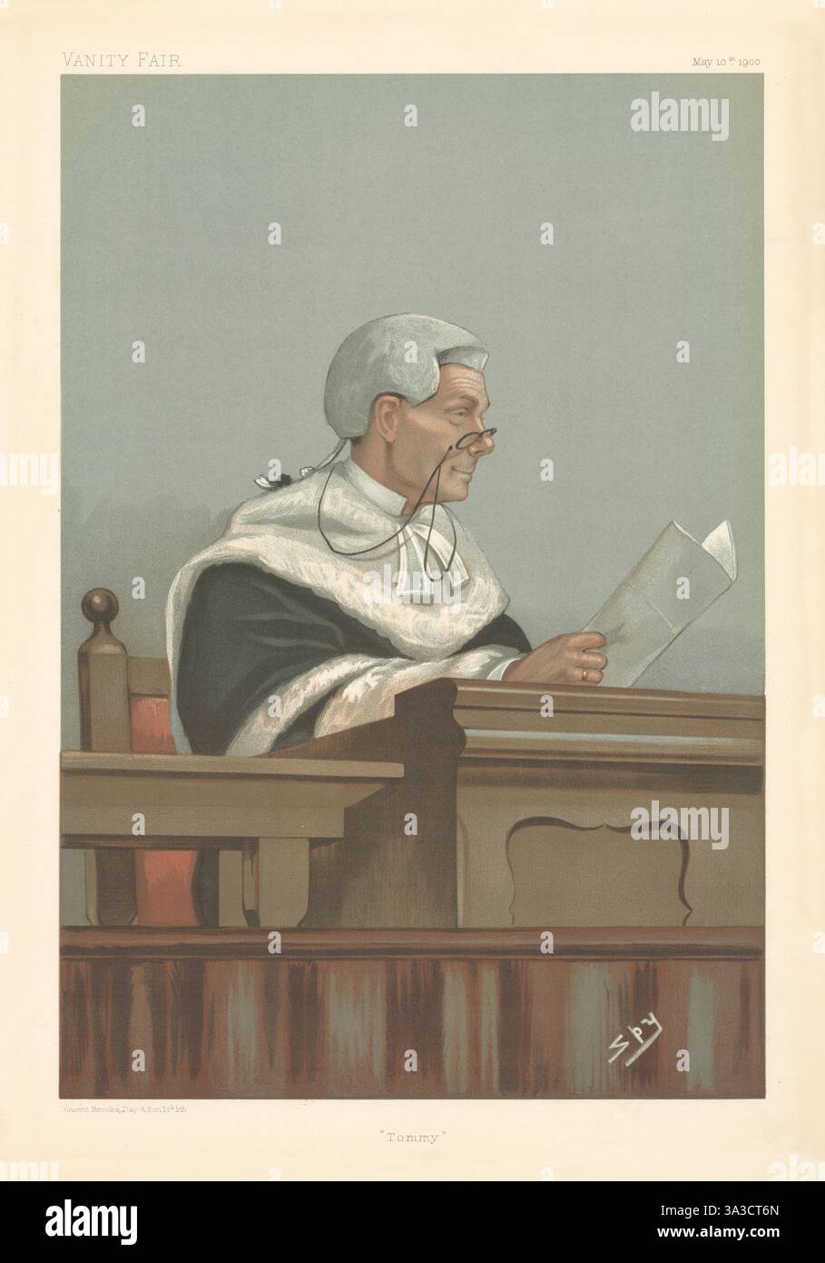 VANITY FAIR SPY CARTOON Justice Thomas Townsend Bucknill 'Tommy' Judge ...