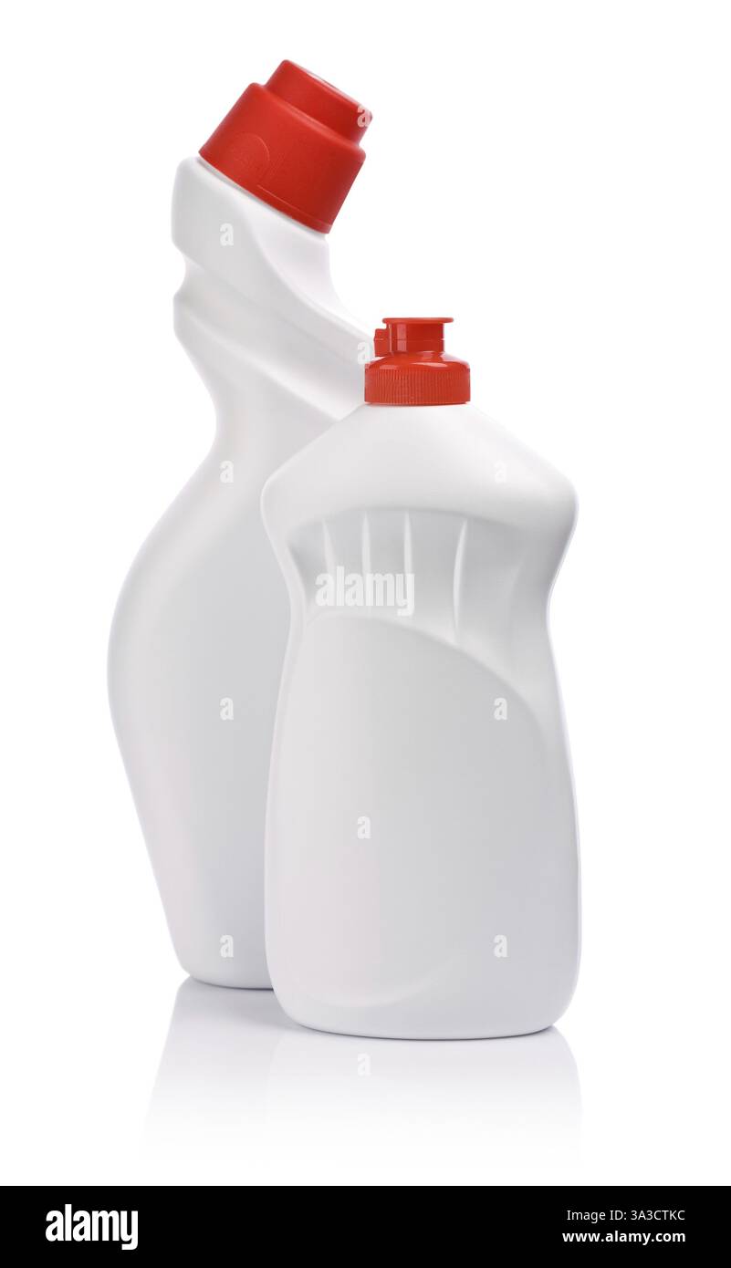 White kitchen bottles Stock Photo - Alamy