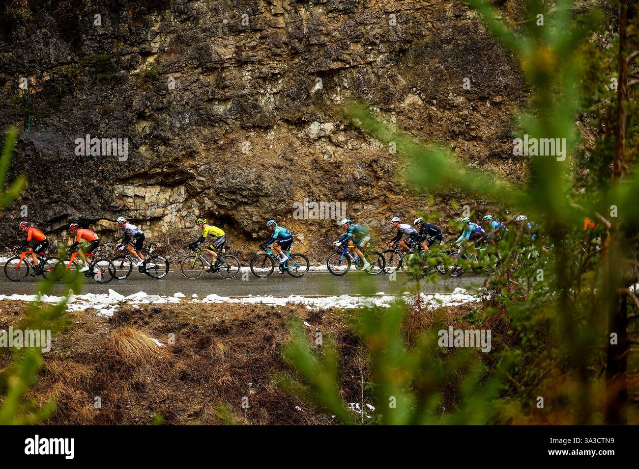 Auron, France. 15th Mar, 2025. American Matteo Jorgenson of Team Visma ...