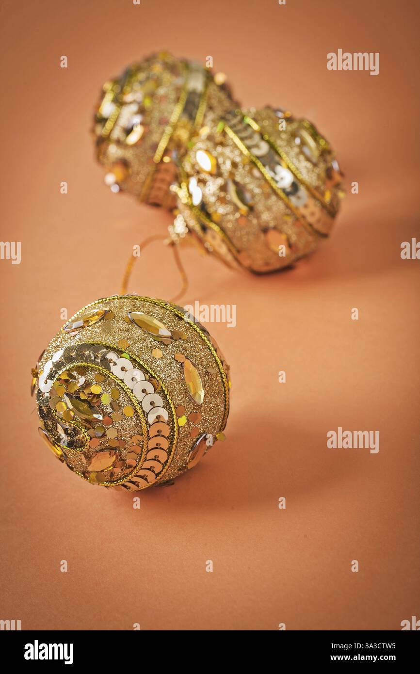 Christmas greeting colored balls hi-res stock photography and images ...
