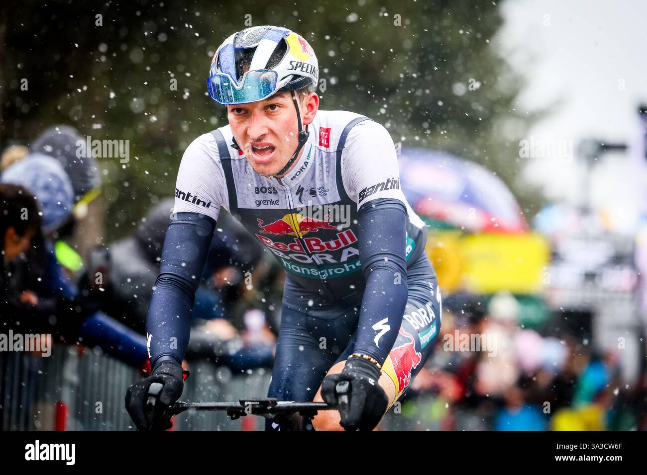 Auron, France. 15th Mar, 2025. German Florian Lipowitz of RedBull-BORA ...