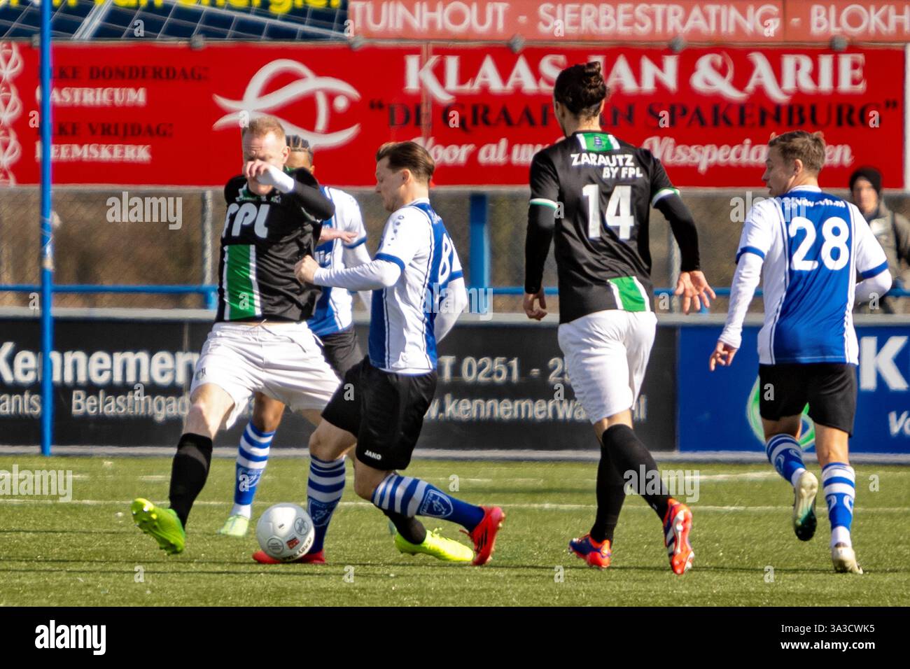 HEEMSKERK - 15-03-2025, Sportpark de Vlotter. Betnation Divisie ...