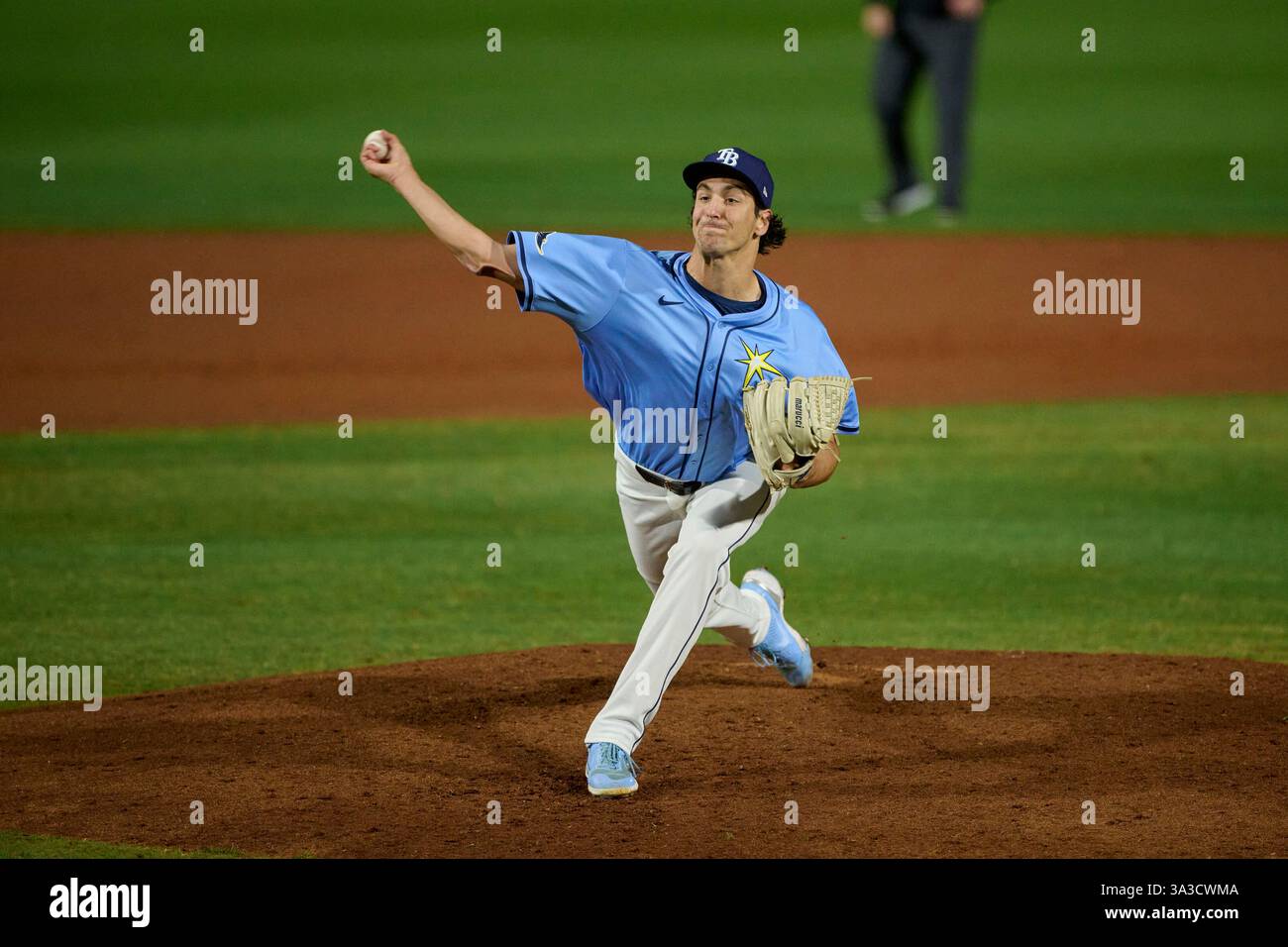Tampa Bay Rays pitcher Paul Gervase (82) during an MLB Spring Breakout ...