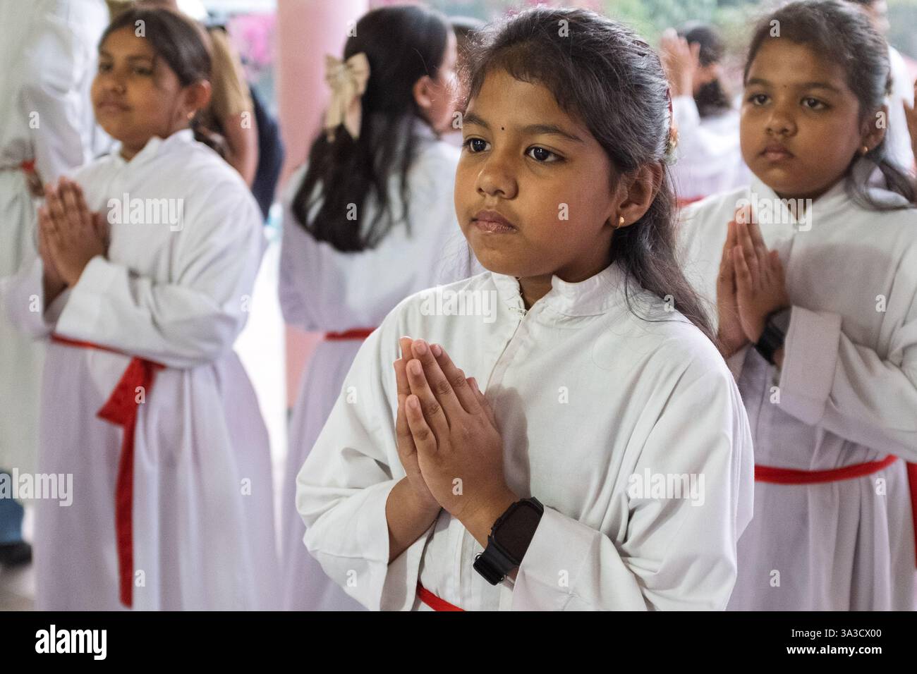 Christian altar children at church, Dhaka, Bangladesh Stock Photo - Alamy