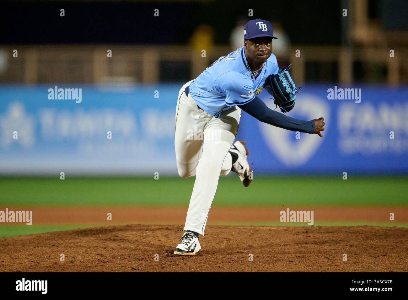Tampa Bay Rays pitcher Gary Gill Hill (36) during an MLB Spring ...