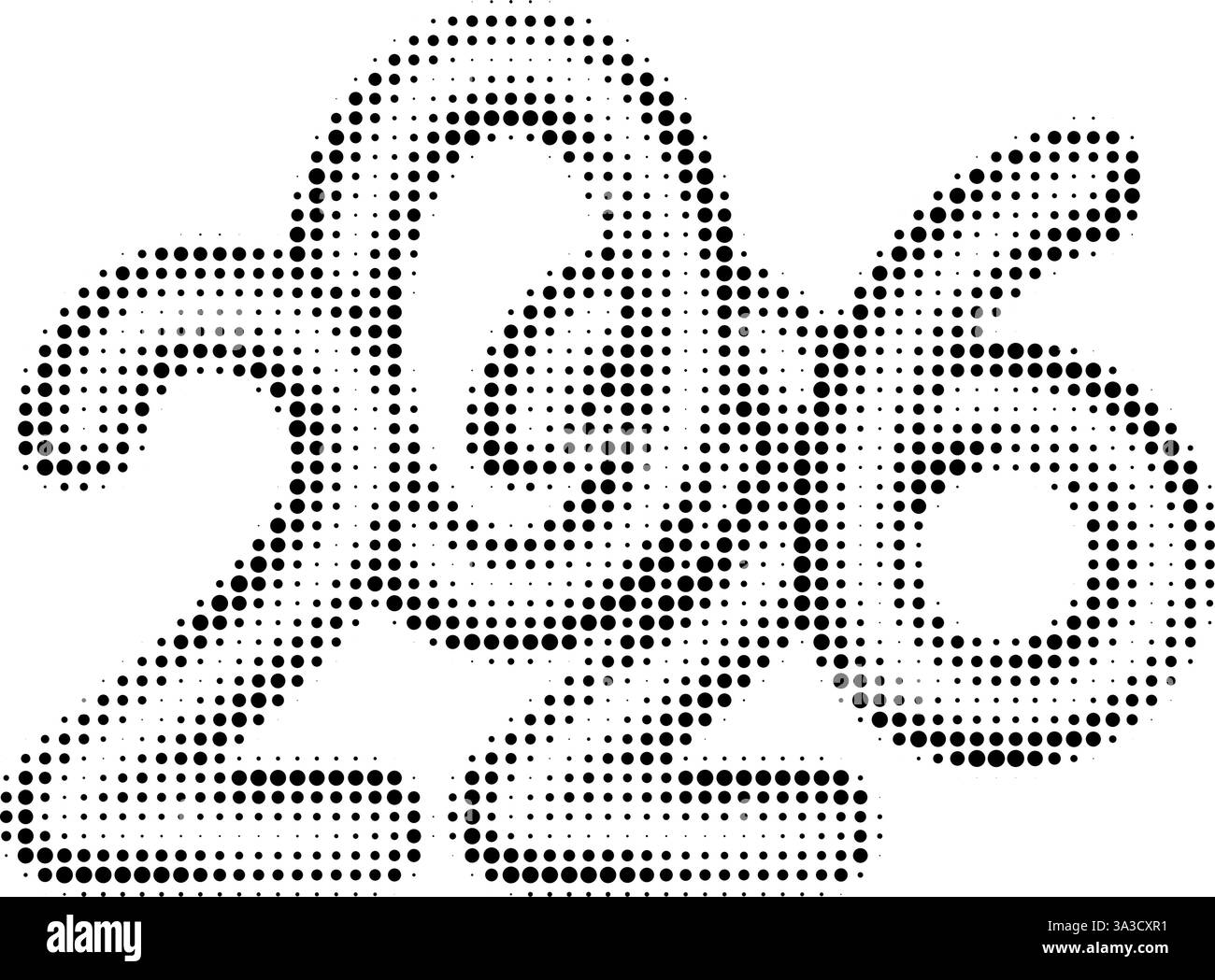 . new year 2026 number vector illustration isolated on white background ...